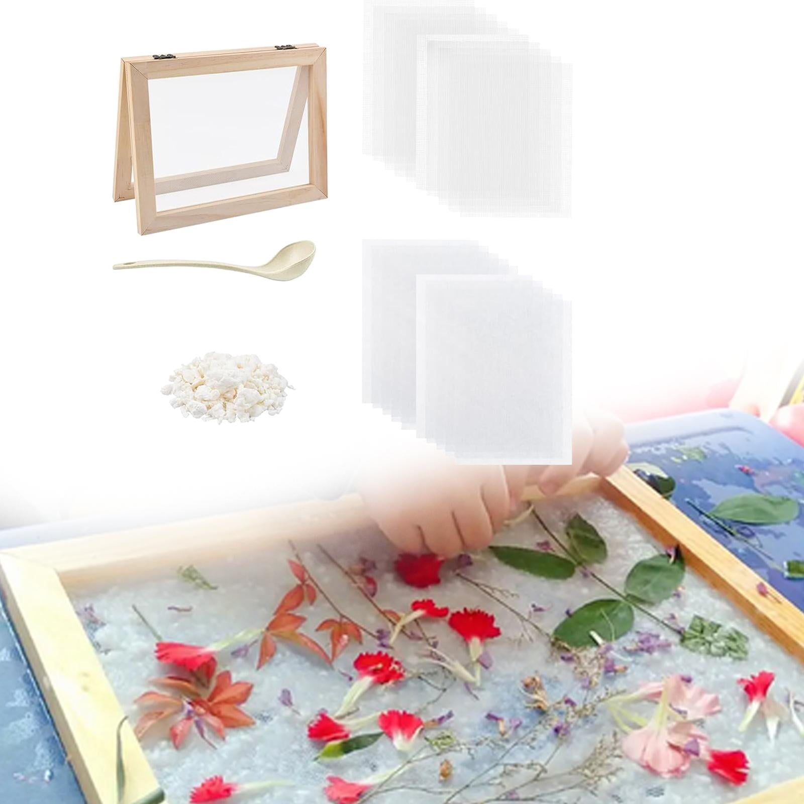 perfeclan Paper Making Frame Wooden Paper Making Screen Kids Arts ...