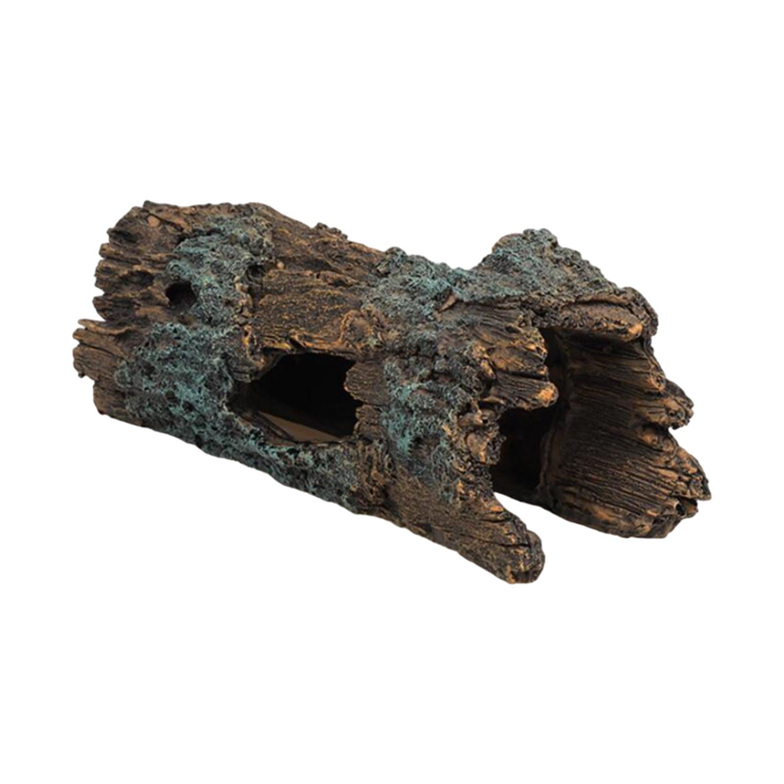 perfeclan Tank Hideout, Resin Hollow Log, Hollow Tree Trunk, Aquarium ...