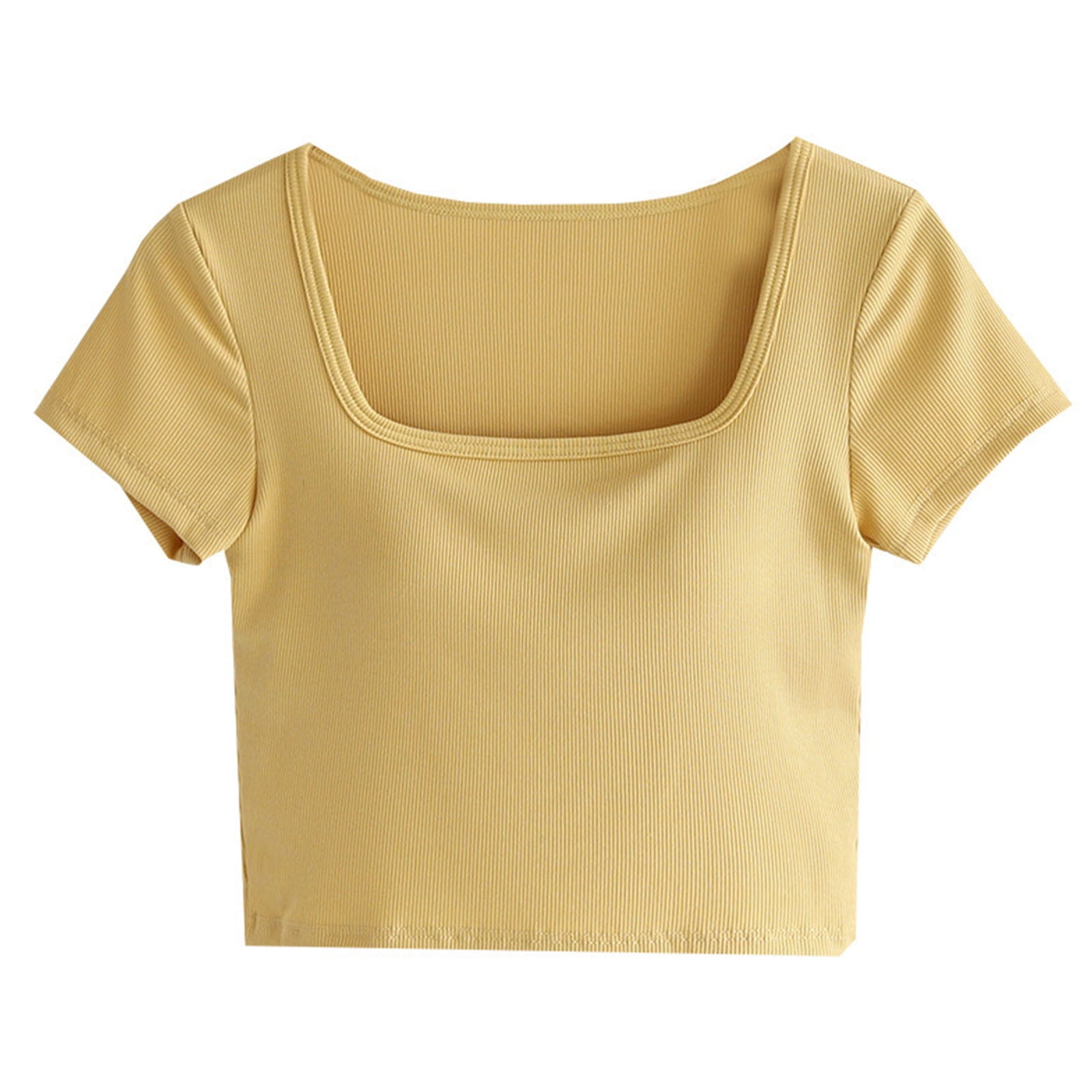 perfectbot Womens Tops Casual Summer Shirts Short Sleeve Slim Soft ...