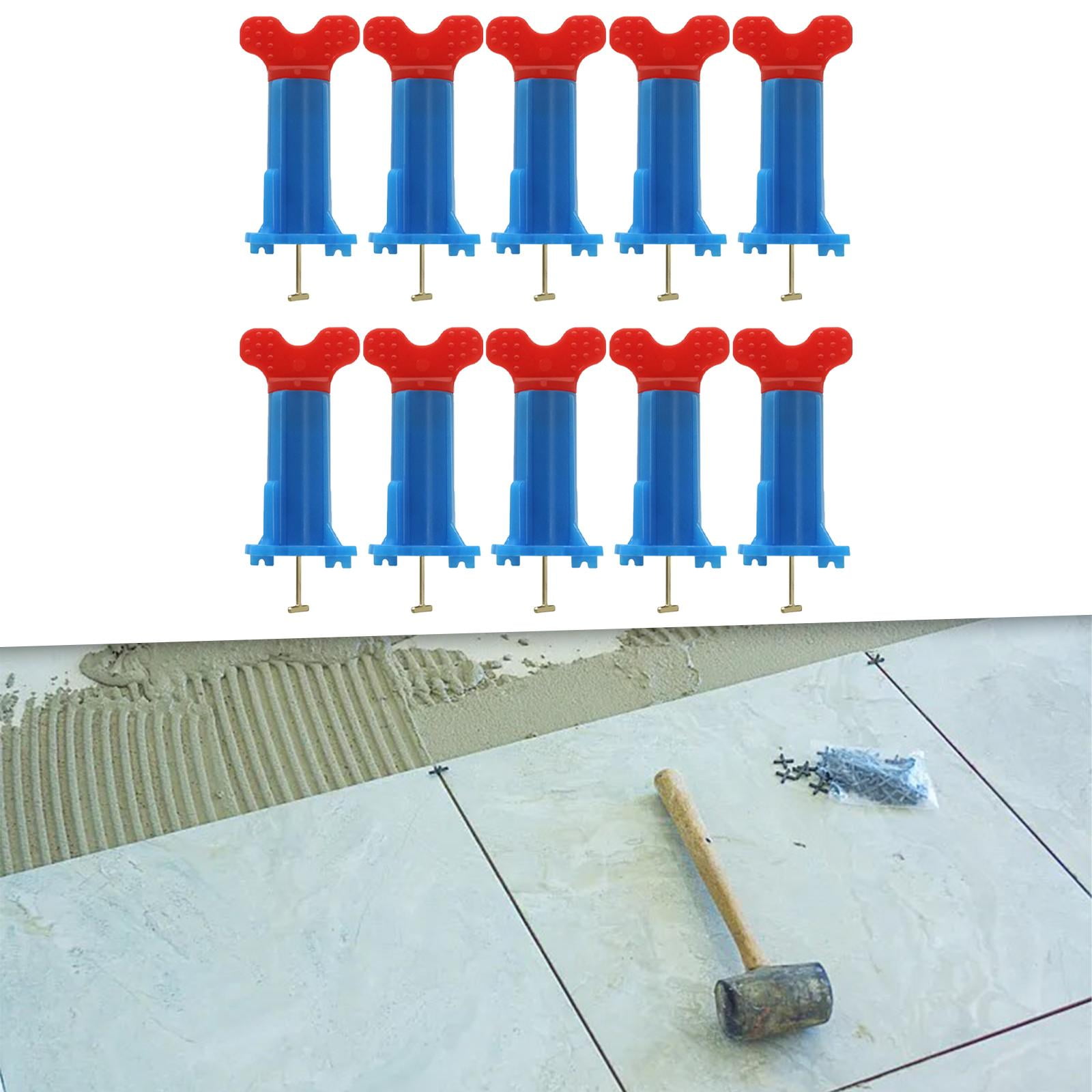 perfk 10x Tile Leveling System Kit Tile Leveler Adjuster for Building ...