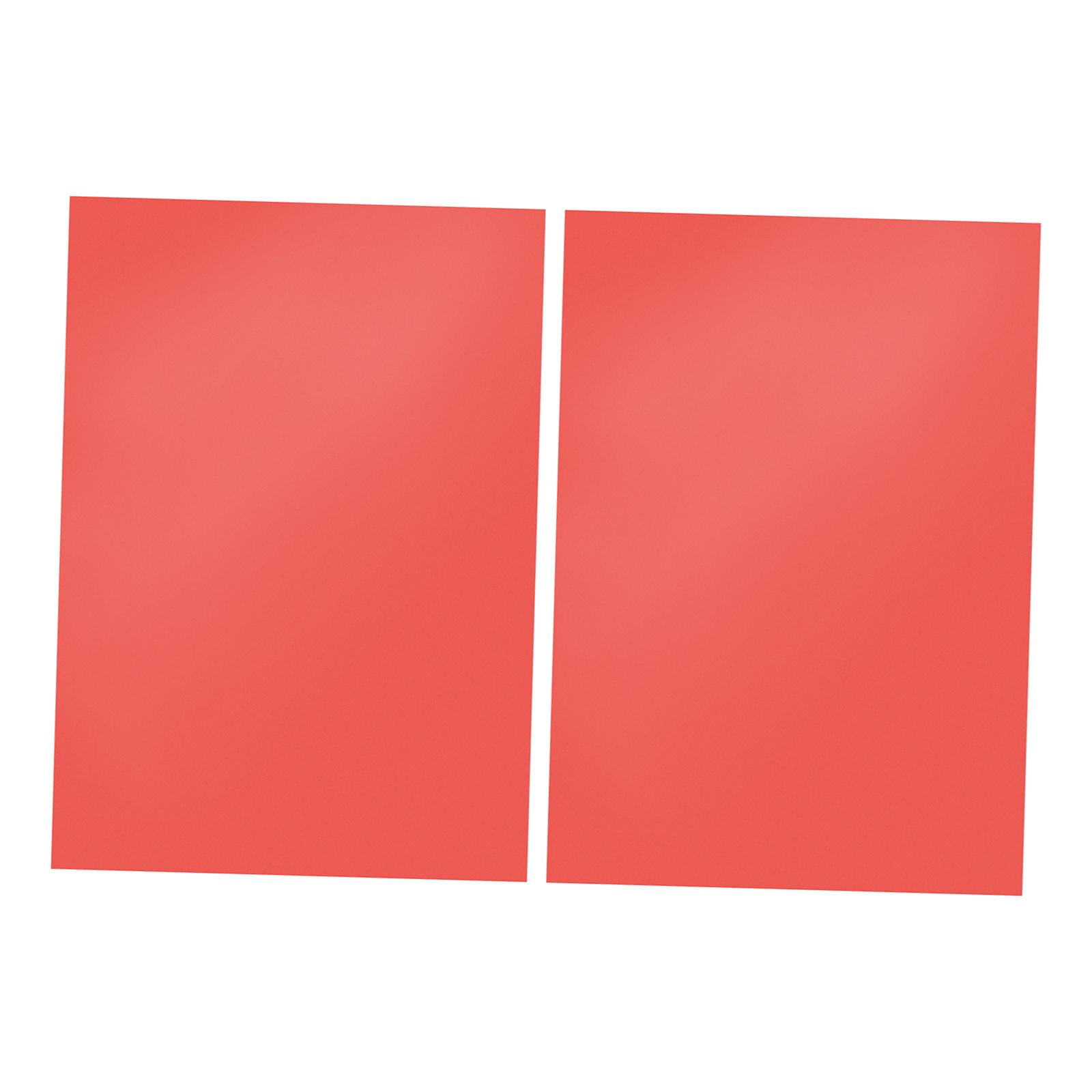 perfk 2 Pieces PVC Translucent Sheet A4 Colored Overlays for Lamp ...