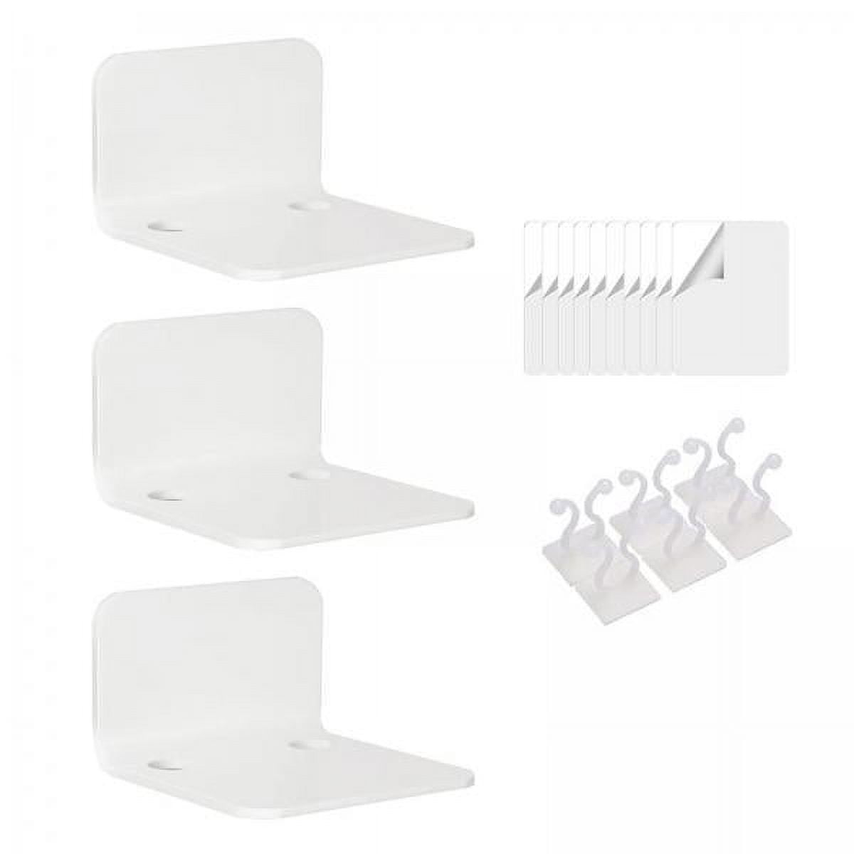 perfk 4x Acrylic Wall Shelves Display Ledges Wall Shelf Storage Shelves ...
