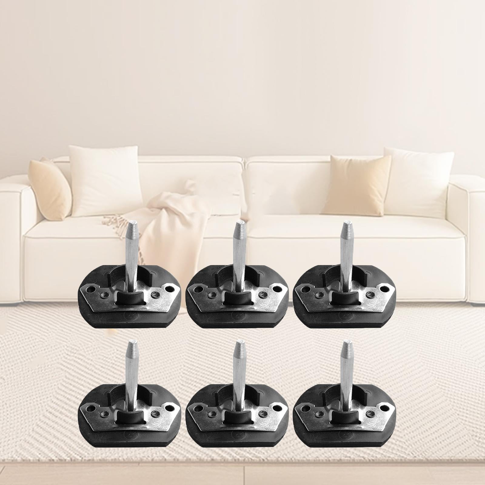 perfk 6 Pieces Sofa Sectional Connector Easy to Use Accs Couch ...