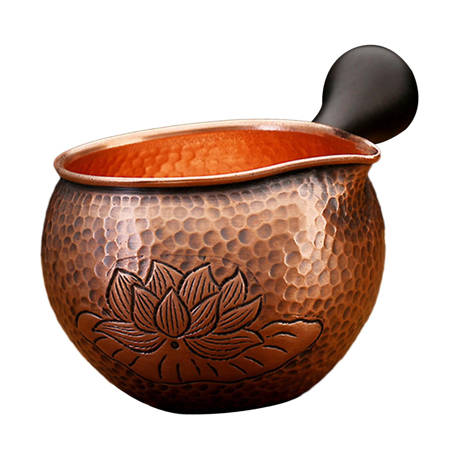 perfk Copper Creamer Pitcher 255ml Small Sauce Cup Milk Pitcher for Tea ...