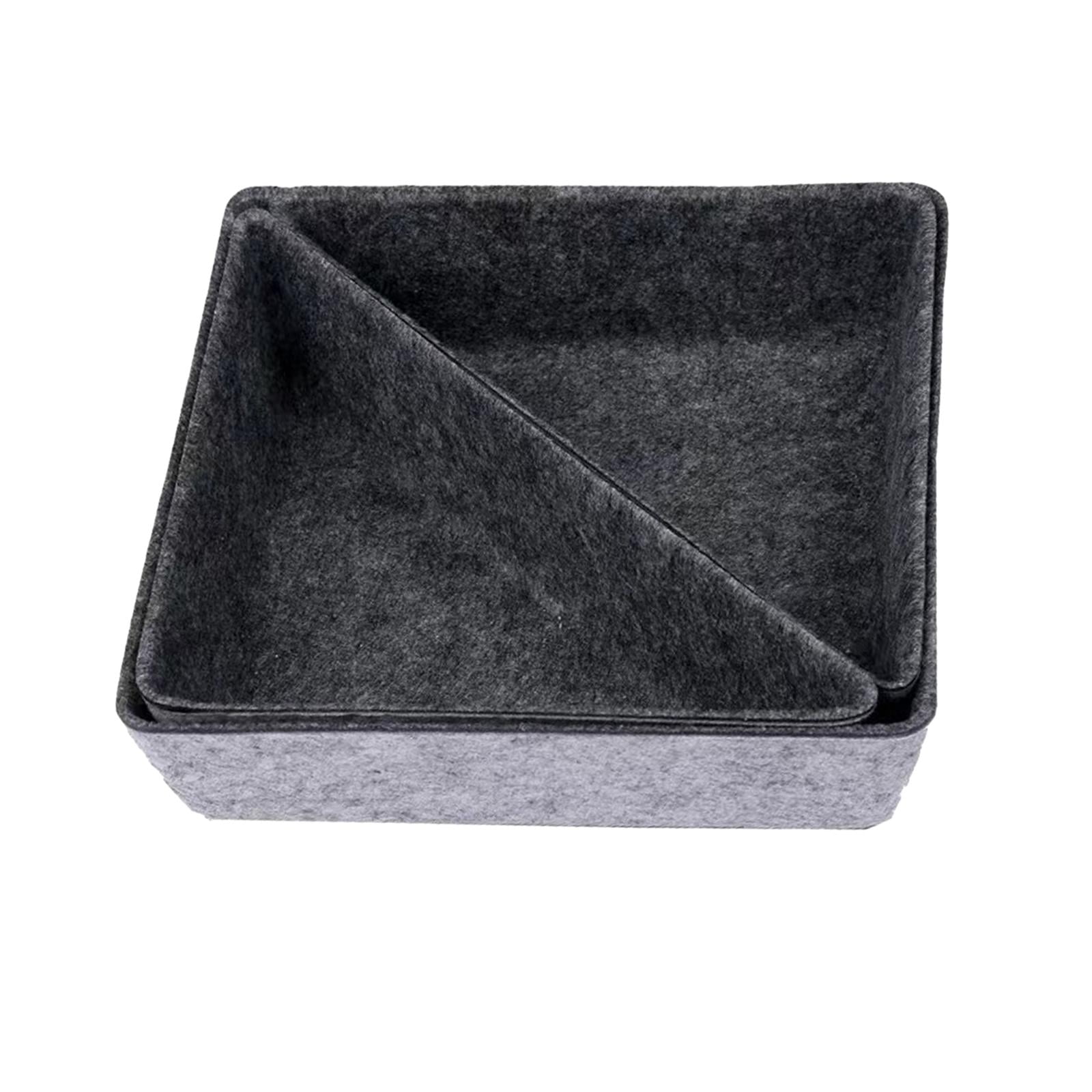 perfk Desktop Storage Basket Containers for Pantry Organization ...