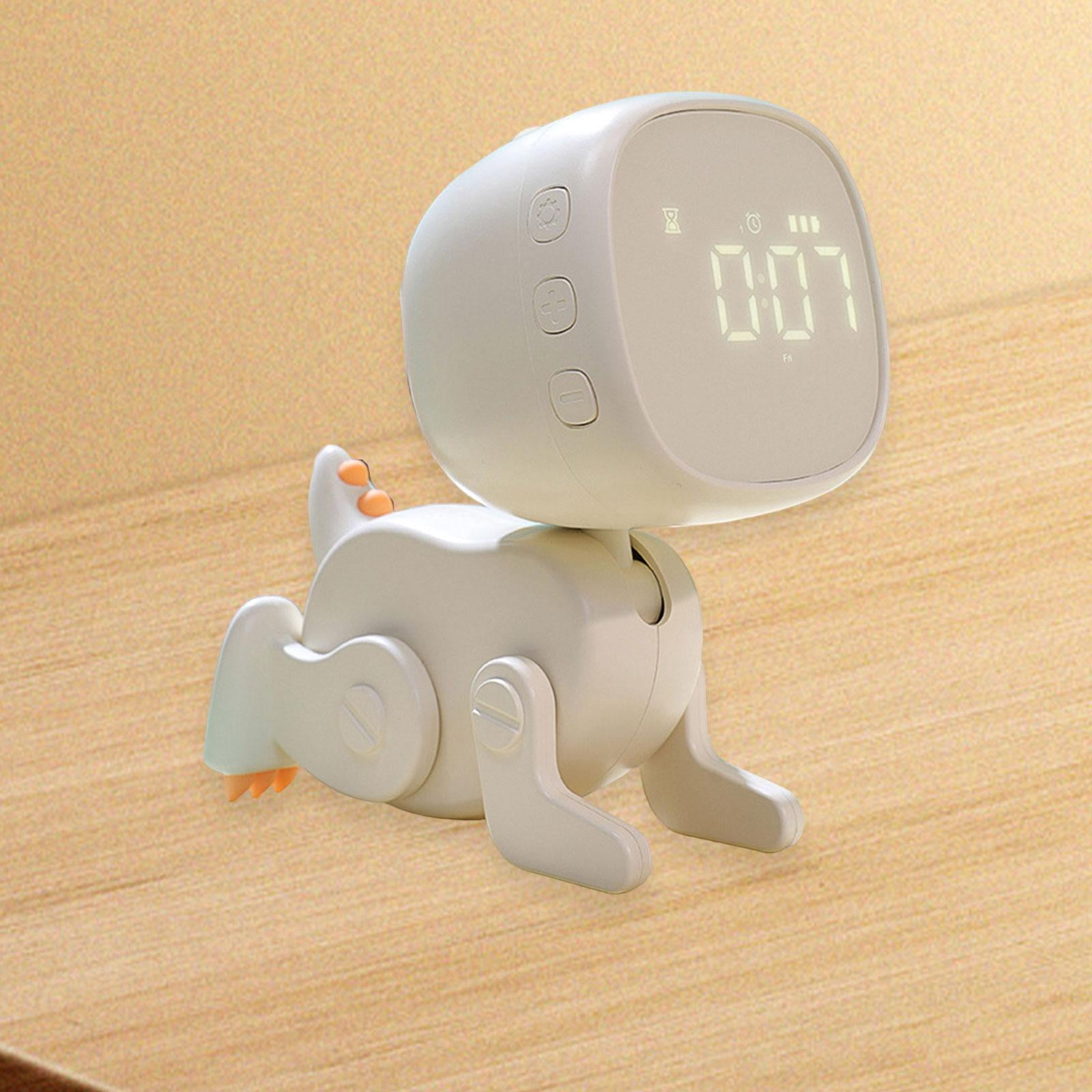 perfk Digital Alarm Clock Cute Kids Desk Clock for Nursery Dining Room ...