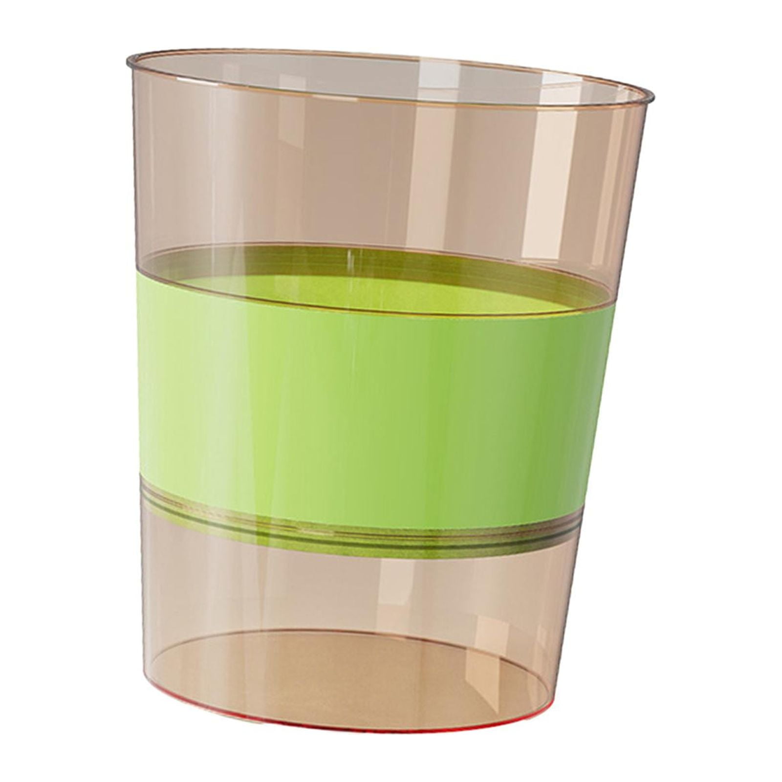 perfk Garbage Bin Dustbin Bucket Clear Trash Bin for Household Bedroom ...