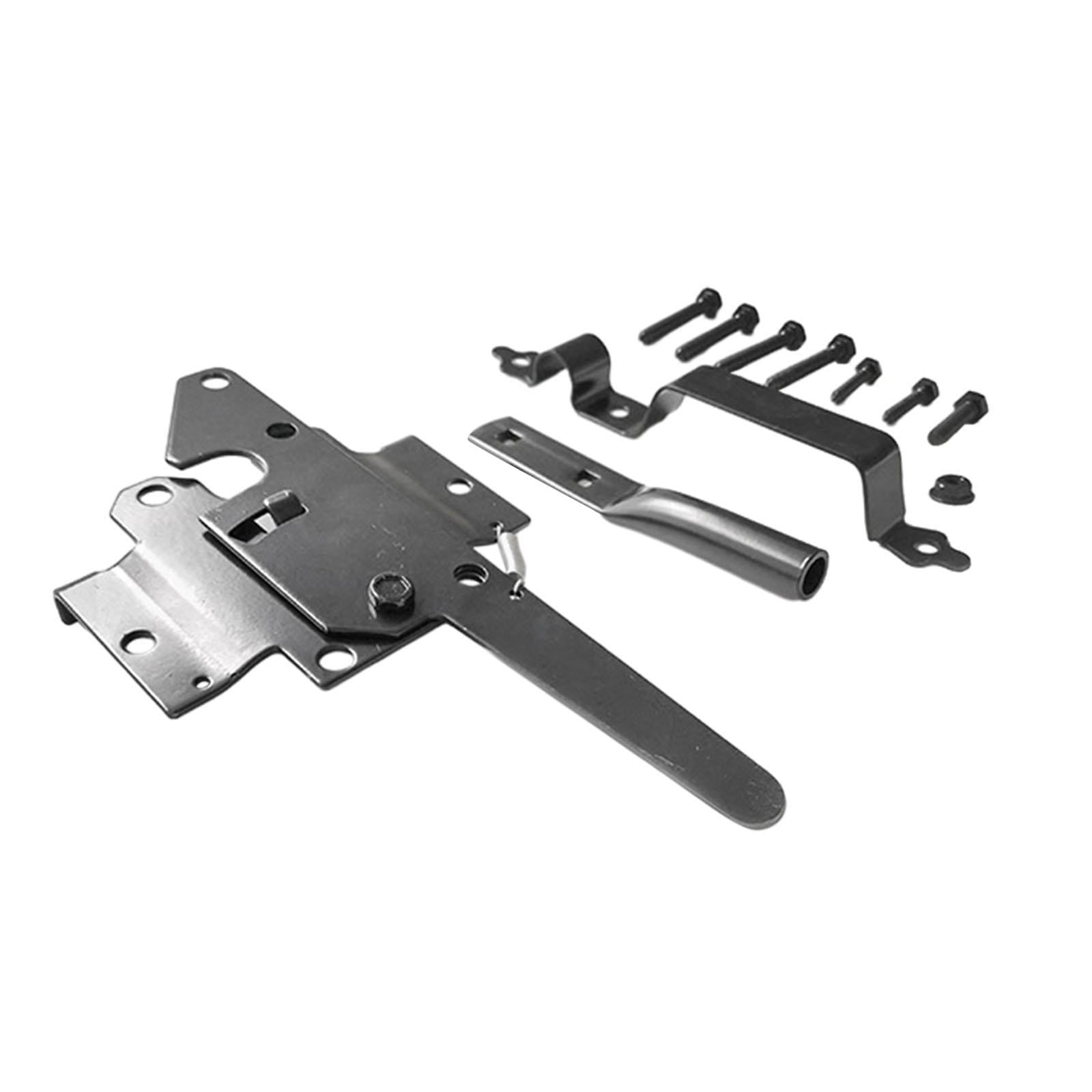 perfk Garden Fence Gate Hinge Fence Door Hinge Lock for Door Outdoor ...