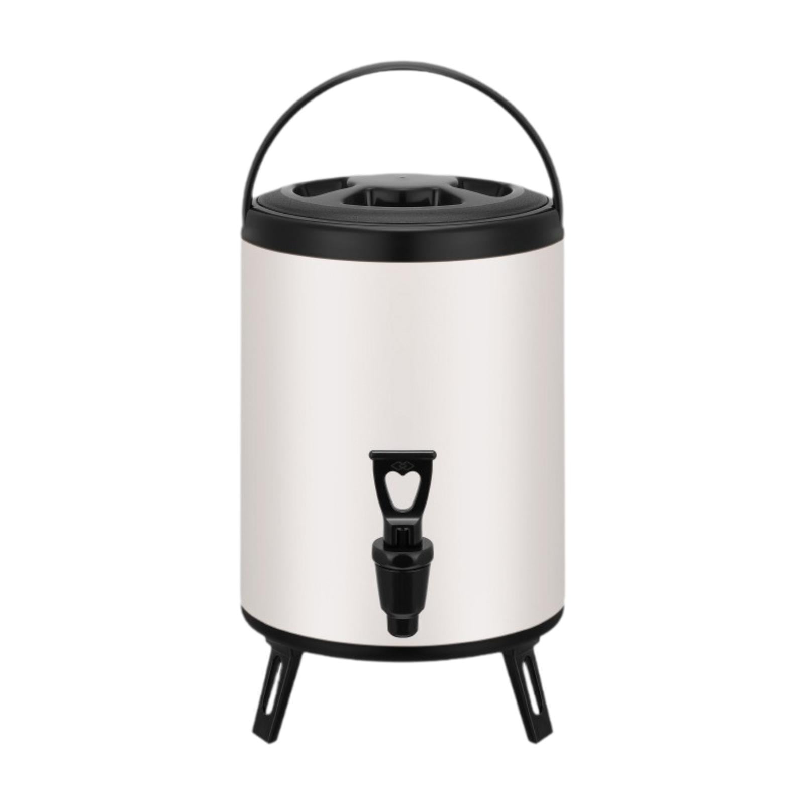 perfk Hot and Cold Beverage Dispenser Double Layer Milk Pail for ...