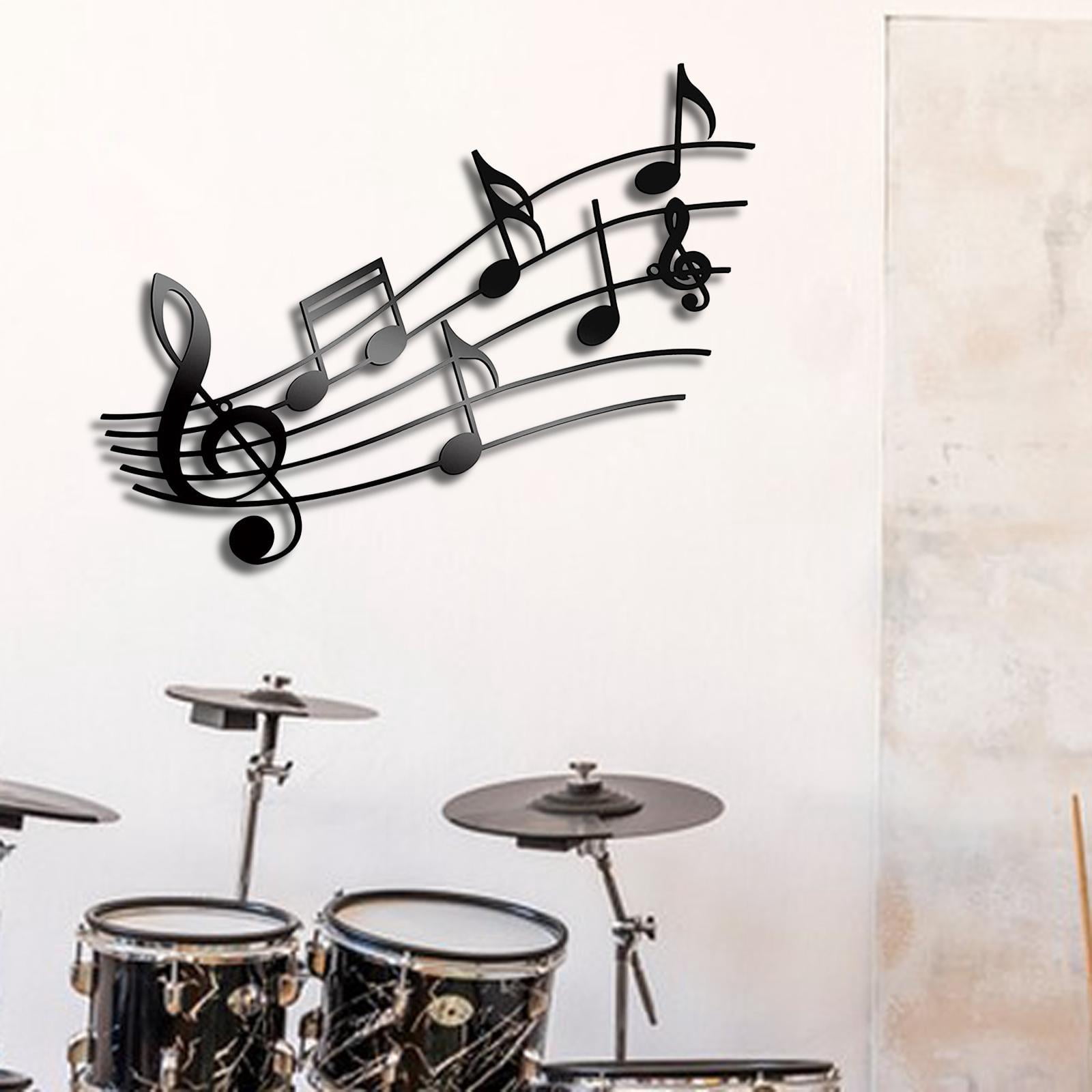 perfk Music Note Wall Hanging Ornament Decorative Gift Hallway Music ...
