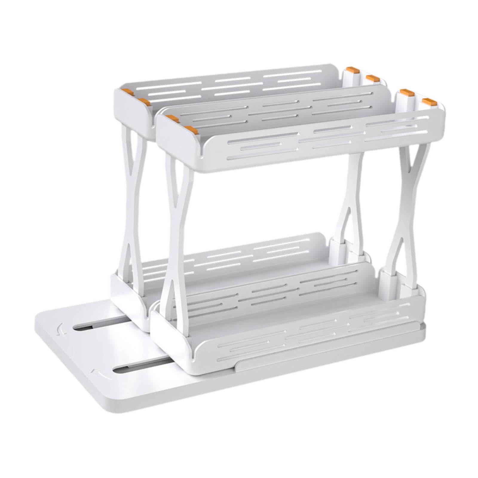 perfk Pull Out Seasoning Rack Slide Out Spice Rack Cabinet Organizer ...