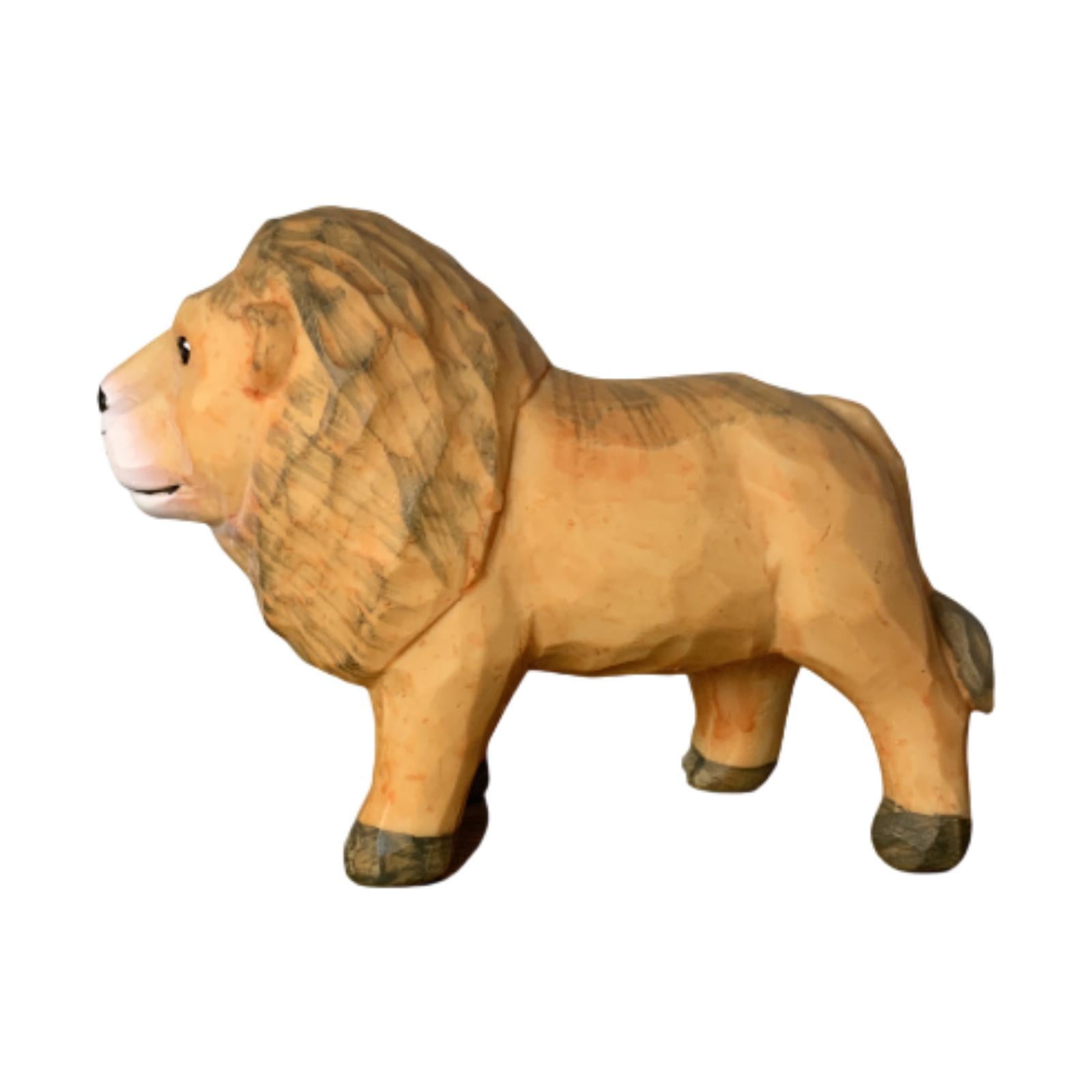 perfk Resin Lion Model Statue 15x5x11cm Versatile Desktop Decoration Animal Sculpture - Walmart.com