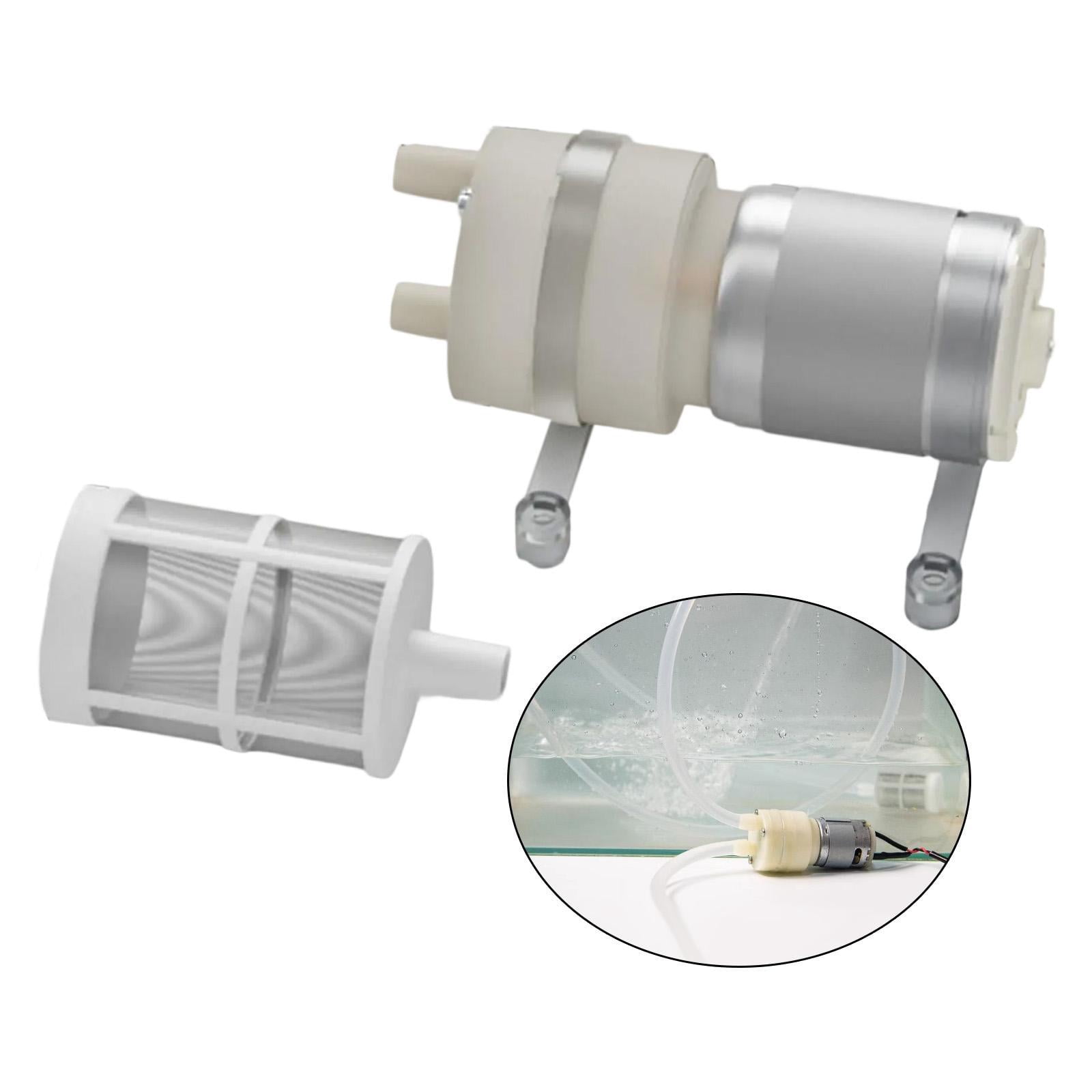 perfk Self Priming Diaphragm Pump DC 12V Quiet for Water Coolers RV ...