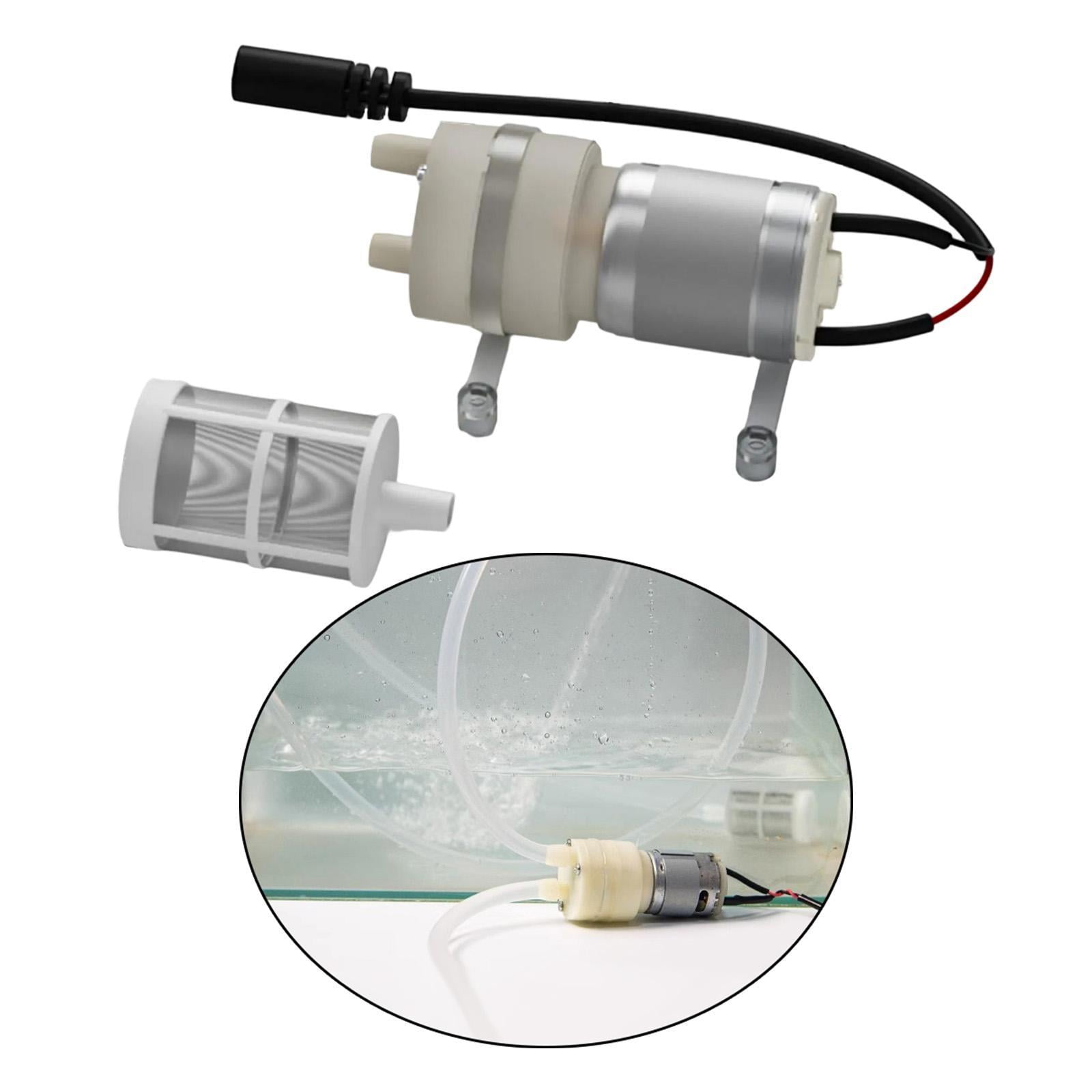 perfk Self Priming Diaphragm Pump DC 12V Quiet for Water Coolers RV ...