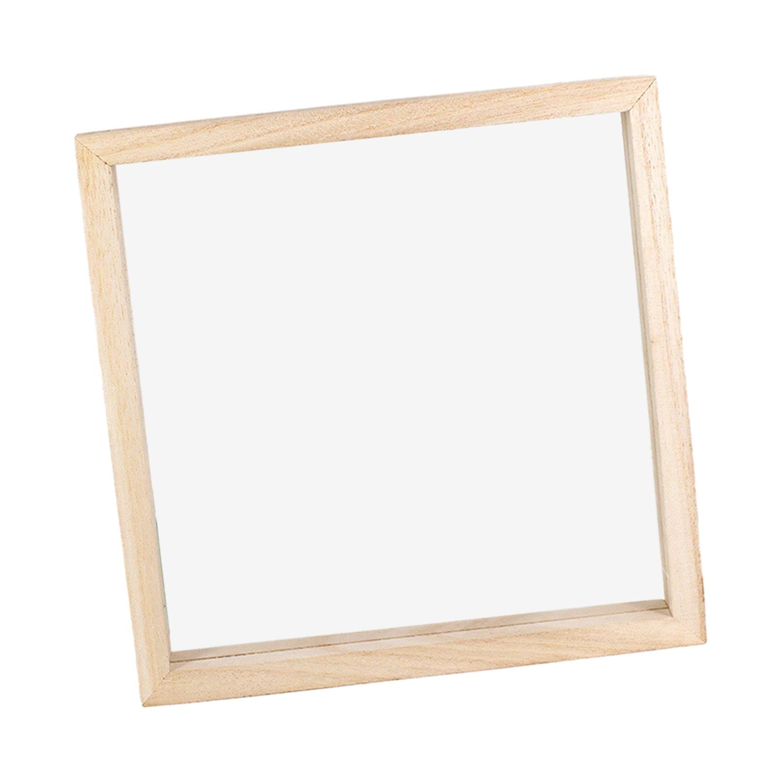 perfk Acrylic Wooden Shadow Box Frame - Deep Display Case for Souvenirs ...