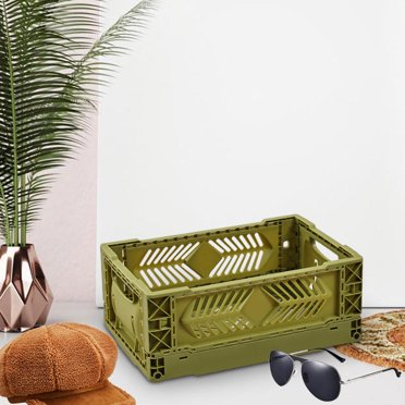 6-Pack Mini Plastic Crates,folding storage crate,Mini Plastic Baskets ...