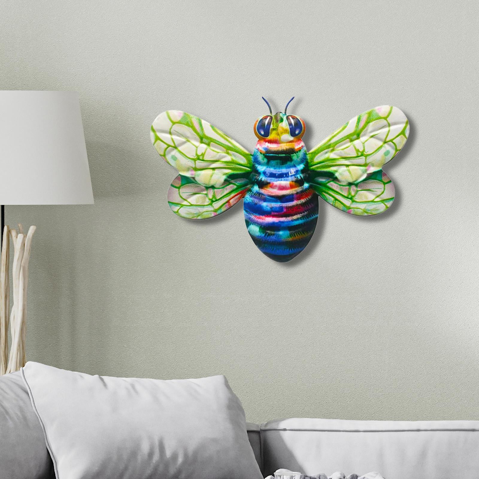 perfk Wall Decor Artwork Decorative Metal Statue for Backyard Lawn ...