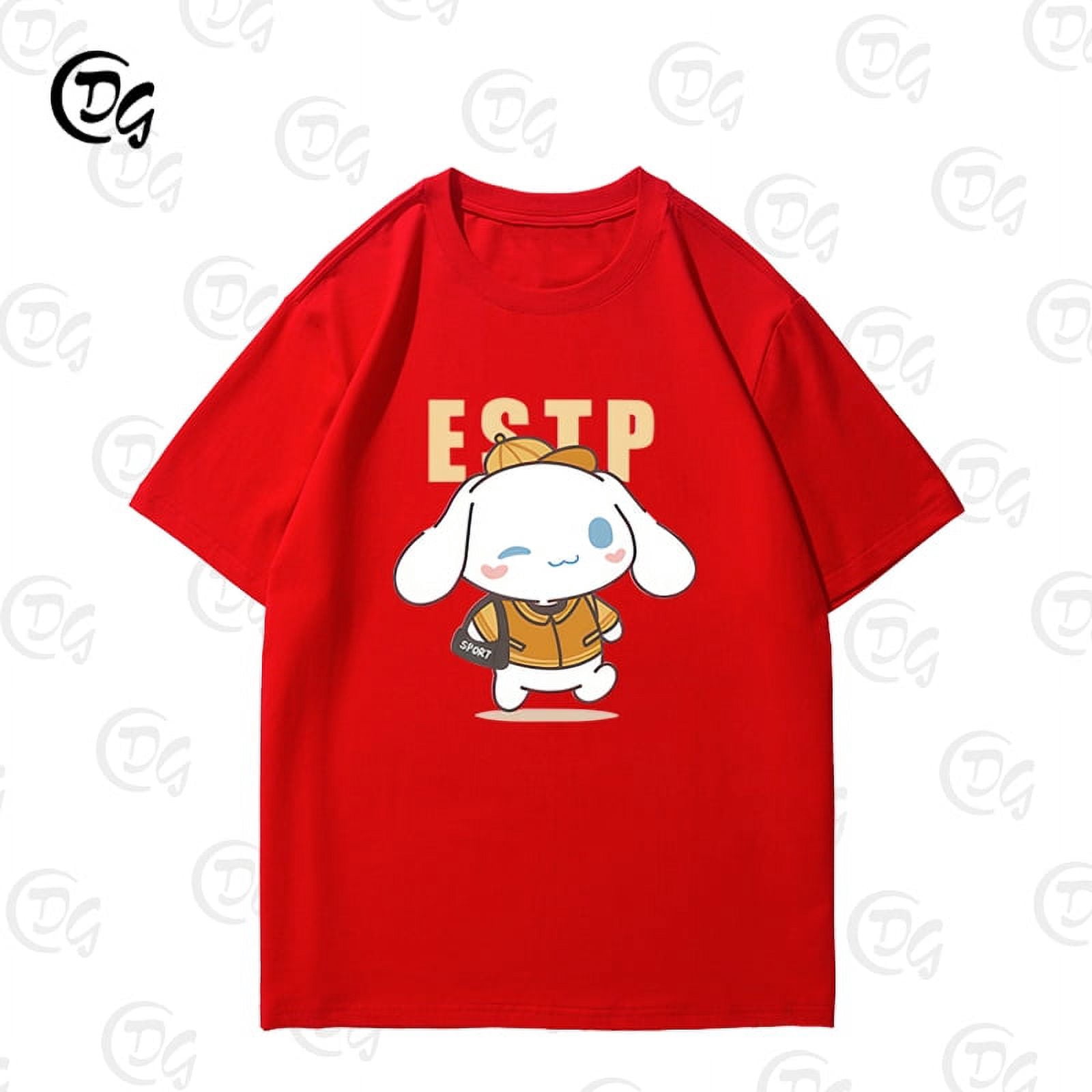 personality Sanrio big ear dog Yugui dog short-sleeved T-shirt top ...
