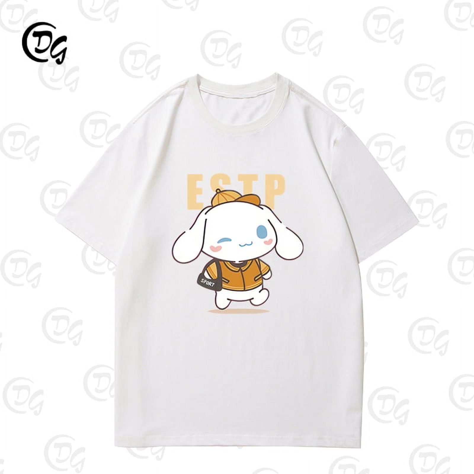 personality Sanrio big ear dog Yugui dog short-sleeved T-shirt top ...