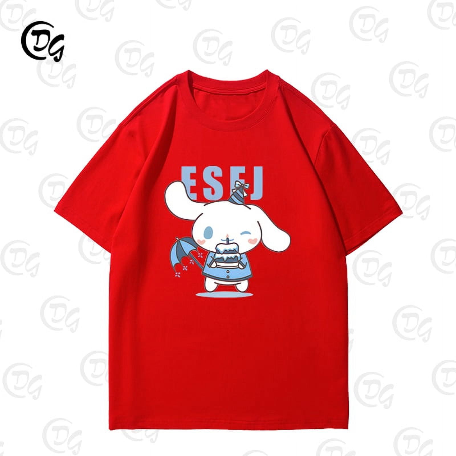 personality Sanrio big ear dog Yugui dog short-sleeved T-shirt top ...