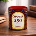 personalized 250th Anniversary Coffee Mug, Patriotic Eagle, Stained ...