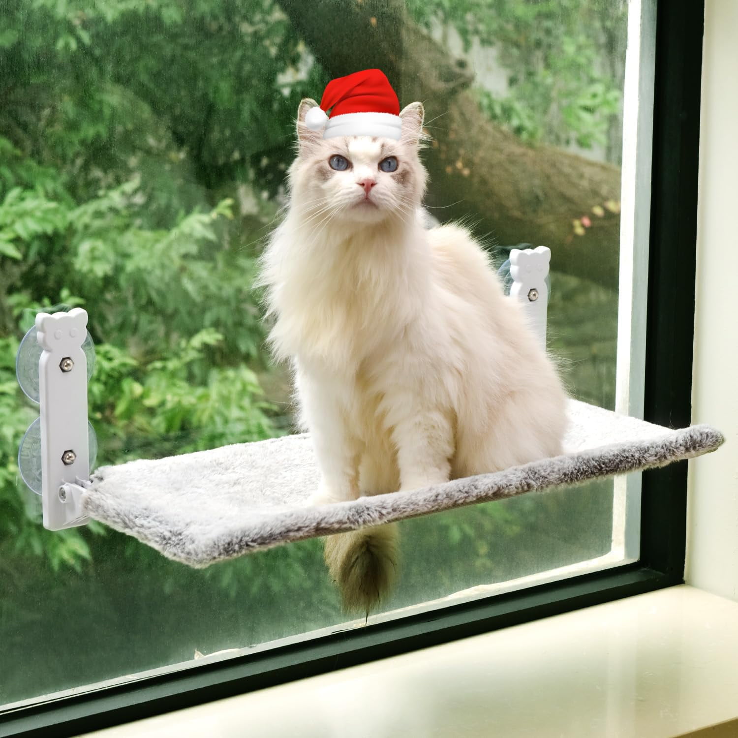 pettycare Cat Window Perch, Cordless Cat Window Hammock with 4 Strong ...
