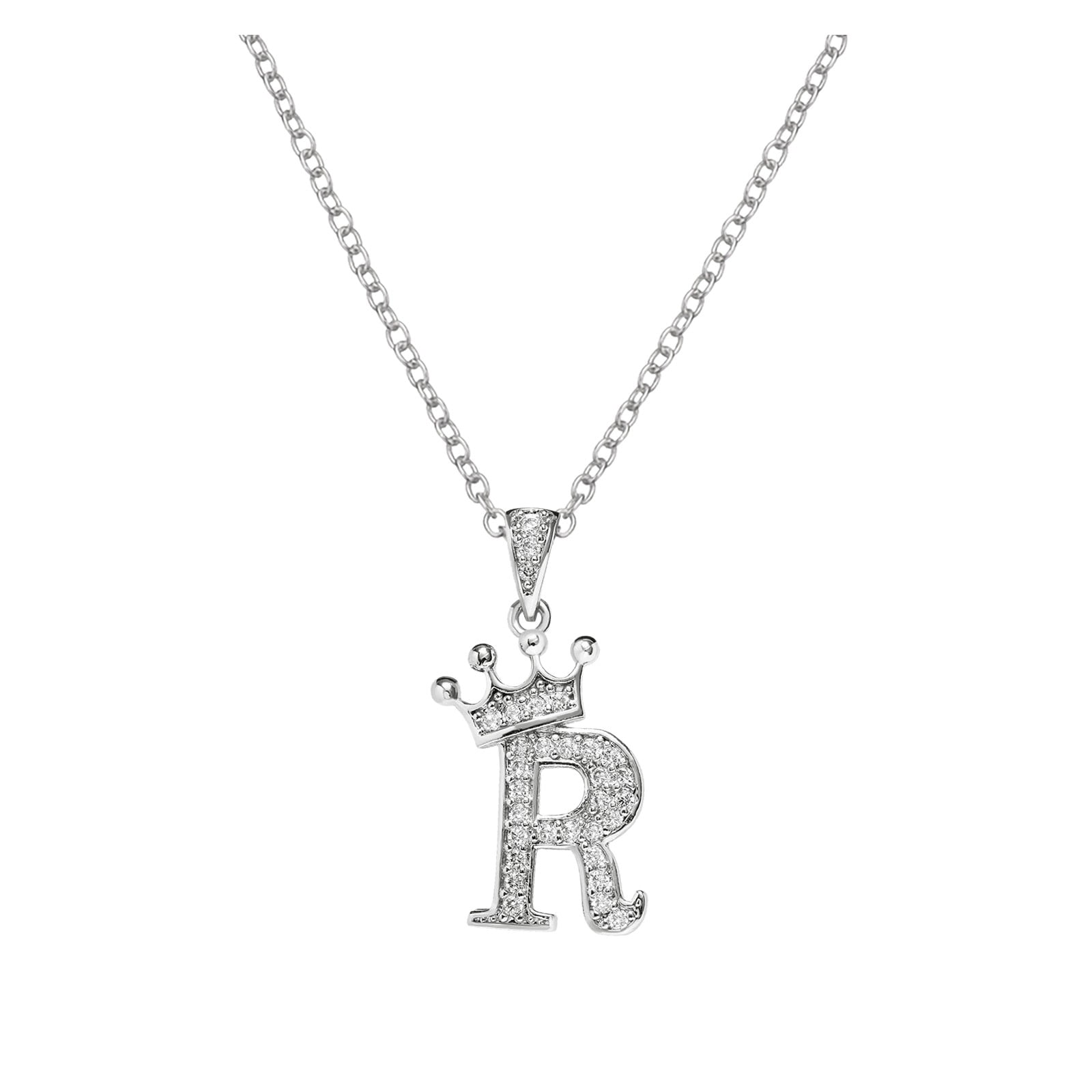 Pgeraug gifts for women 26 English Letters Full Diamond Pendant ...