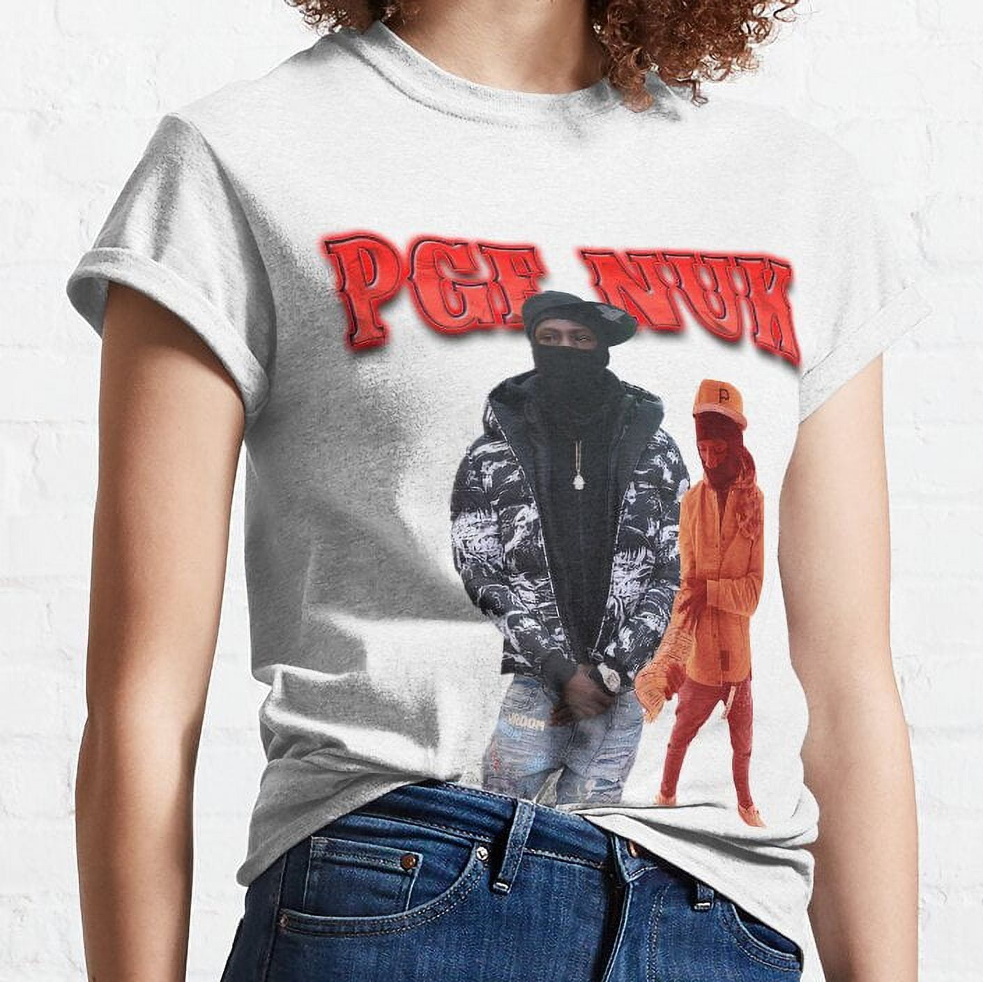 pgf nuk Classic T-Shirt, Vintage Bootleg T-shirt, Y2K Style, Trendy ...