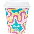 phade 12 oz Paper Hot Cups with Lids - Marine Biodegradable ...