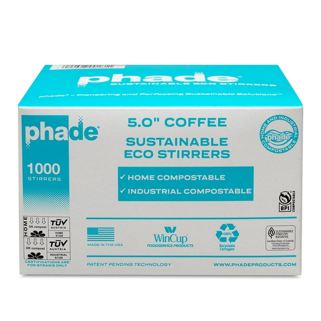 phade Eco-Friendly Sustainable Marine Biodegradable Compostable Stirrer ...