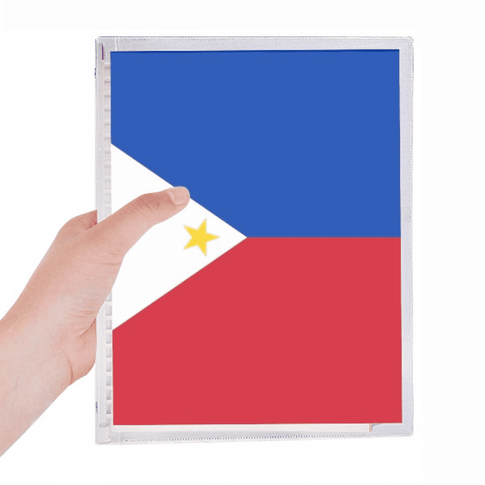 philippines national flag asia country notebook loose diary refillable ...