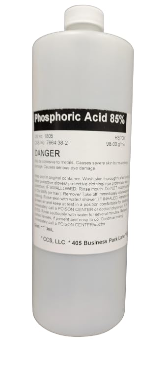 phosphoric acid 85% high purity 500ml (16 fl oz) - Walmart.com