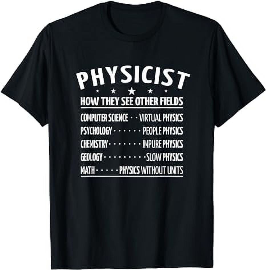 physicists physicist Physics physics teacher for men T-Shirt - Walmart.com