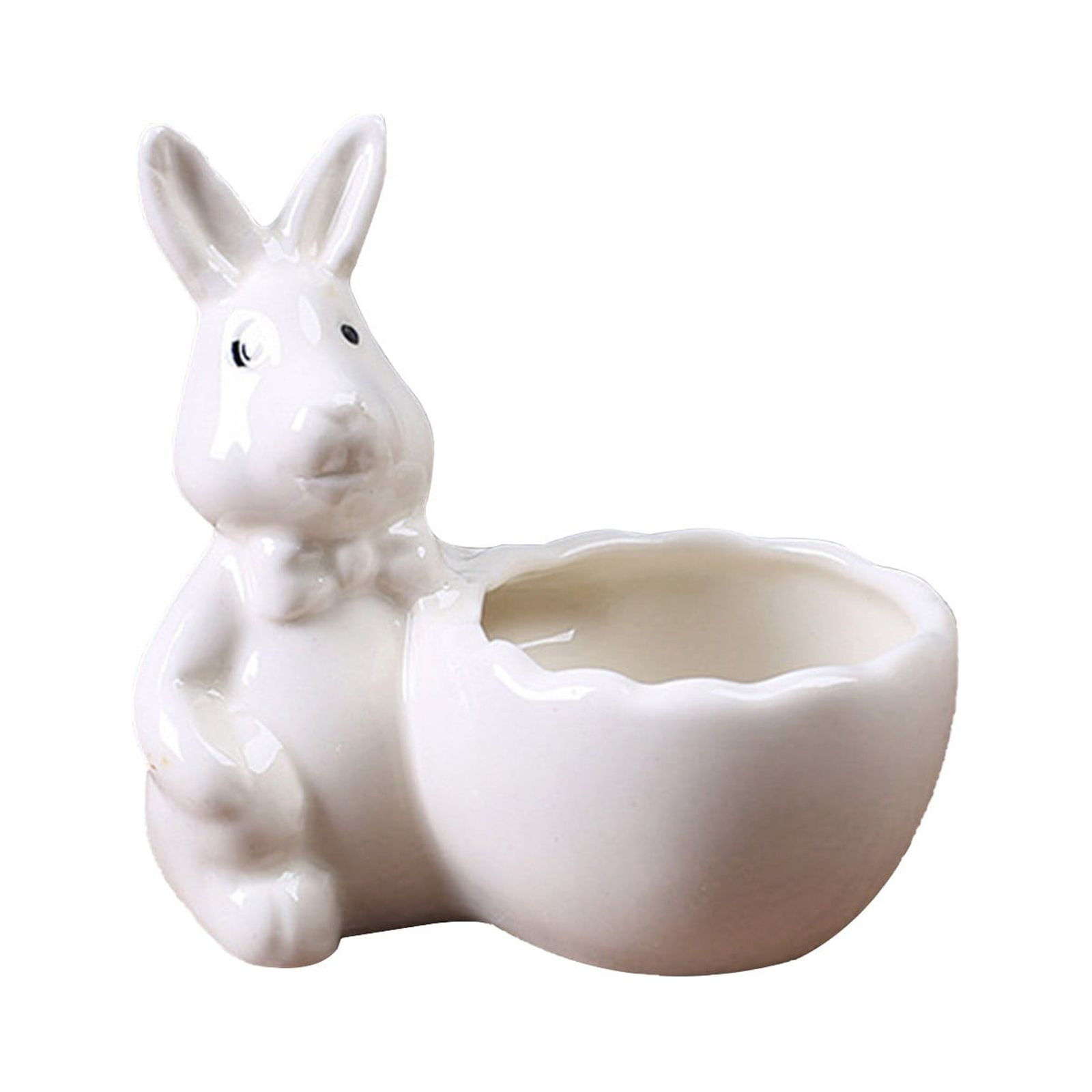 piaybook 2024 Easter Plant Pot Easter Rabbit Mini Ceramic Succulent ...