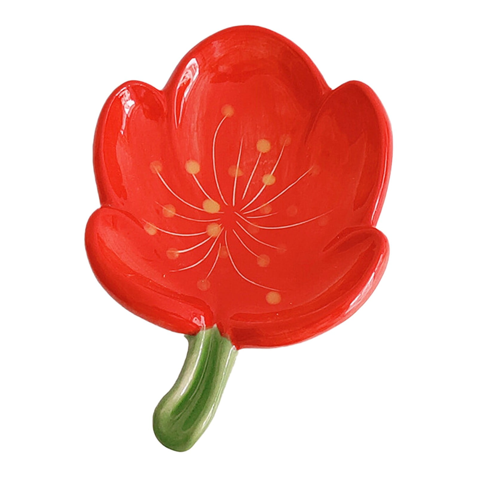 piaybook Bathroom Accessories Flower Ceramic Soap Box Creative Hotel ...