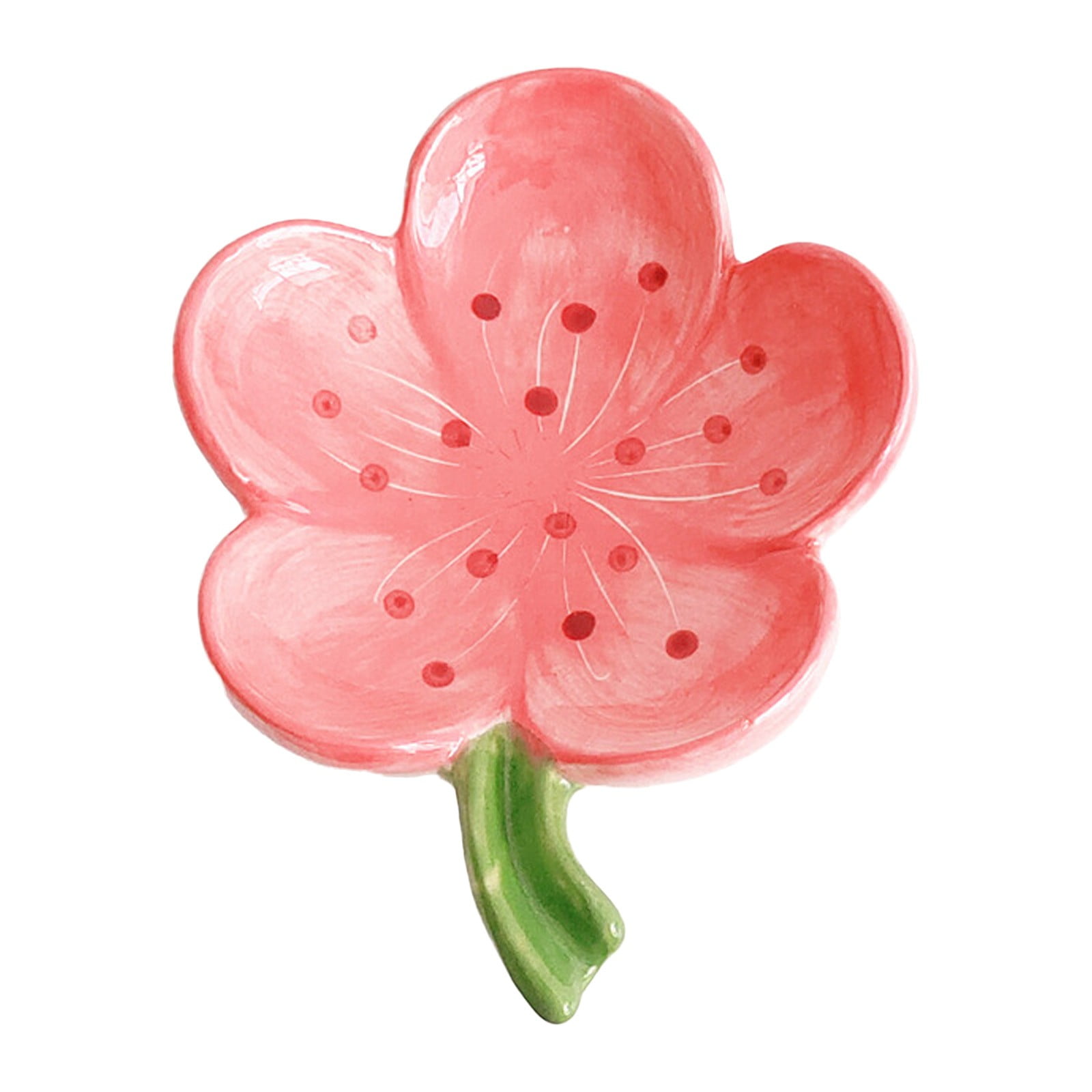 piaybook Bathroom Accessories Flower Ceramic Soap Box Creative Hotel ...