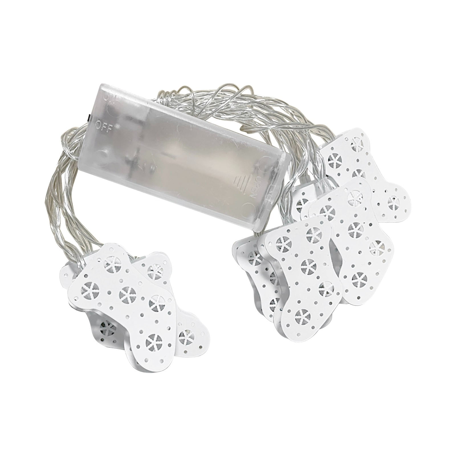 piaybook Christmas Socks String Lights Battery Box String Lights ...