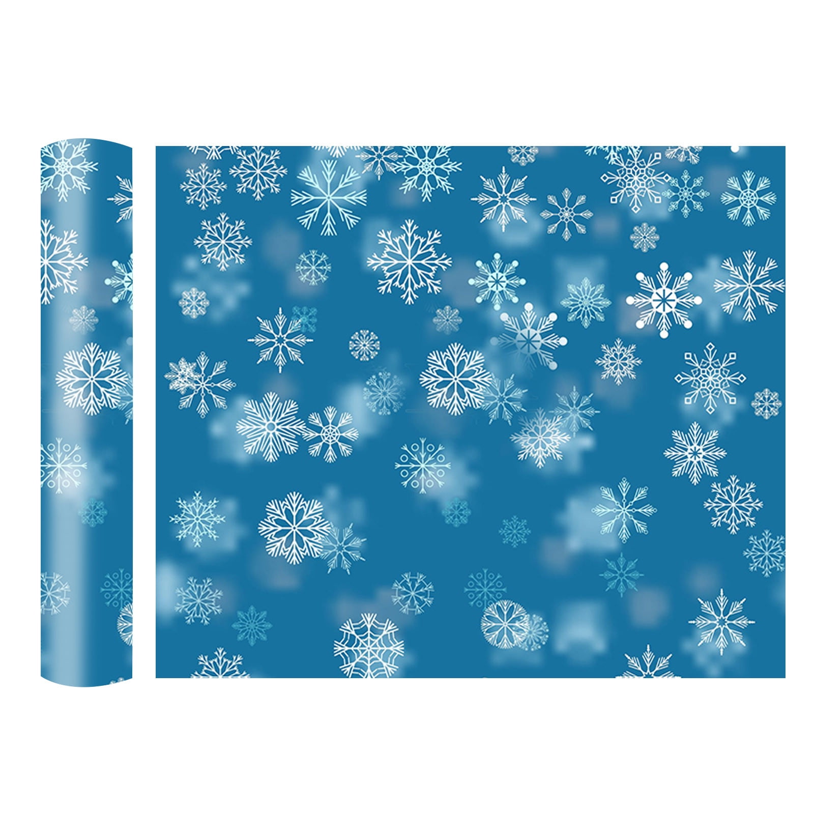 piaybook Christmas Winter Snowflake Pattern Heat Transfer Vinyl Rainbow ...