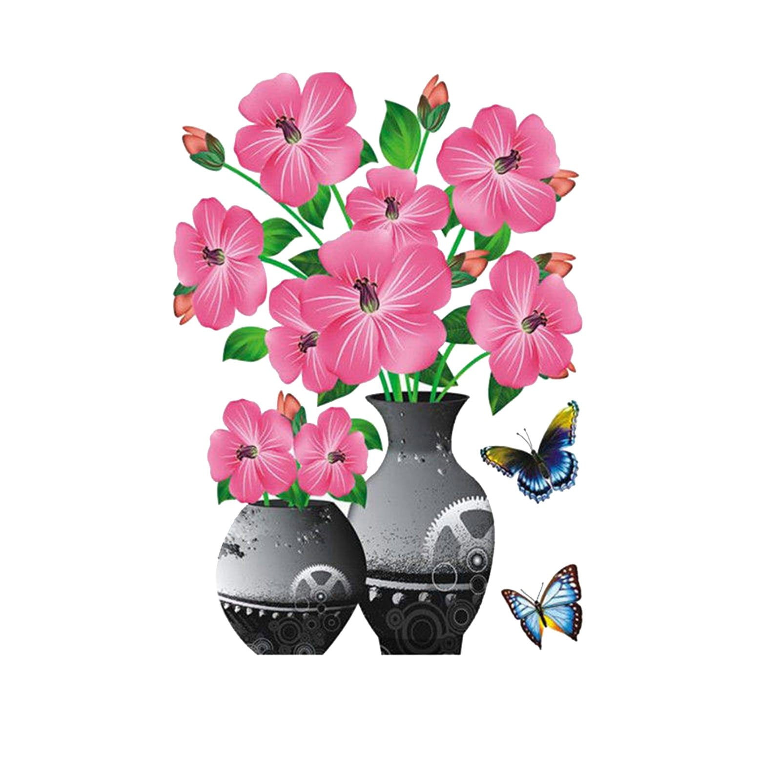 piaybook Decorative sticker DIY Vase 3D Stereo Stickers Self Adhesive ...