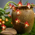 piaybook Fairy Mushroom Lights USB String Lights Rainproof Lights Easter Mushroom Decorations ...