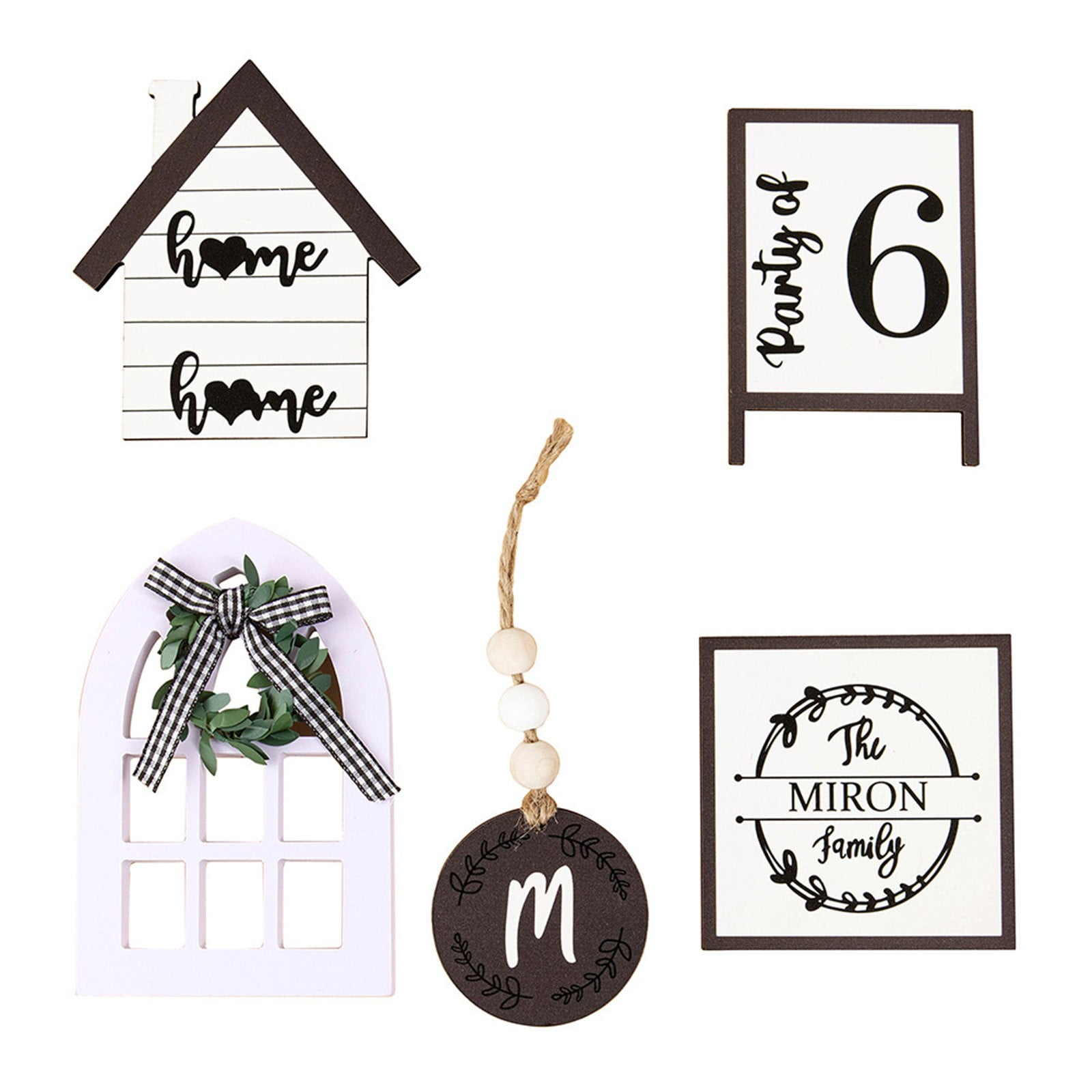 piaybook Farmhouse Decor For Tiered Tray Rustic Wooden Sign Farmhouse ...