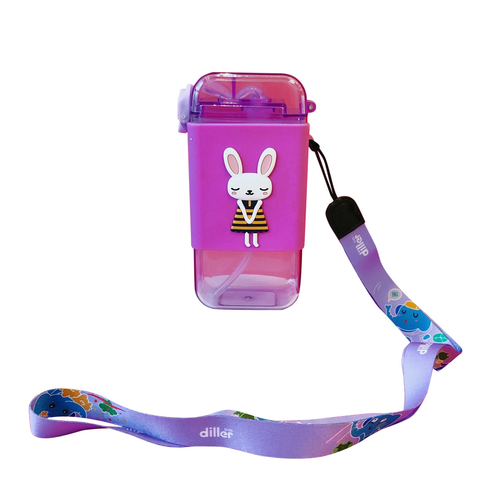 piaybook Flexible Disposable Drinking Straws Cute Water Bottle For Kids ...