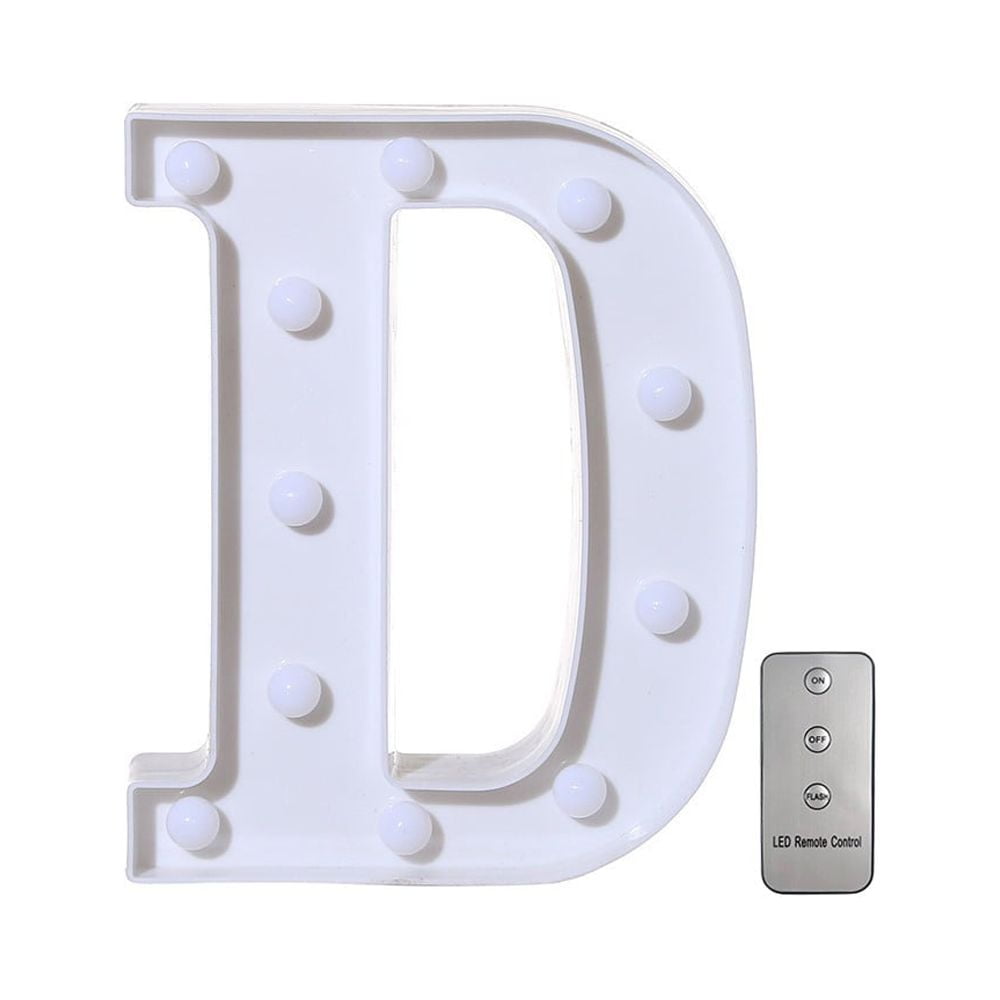 piaybook LED light Remote control Alphabet Letter Lights LED Light Up ...