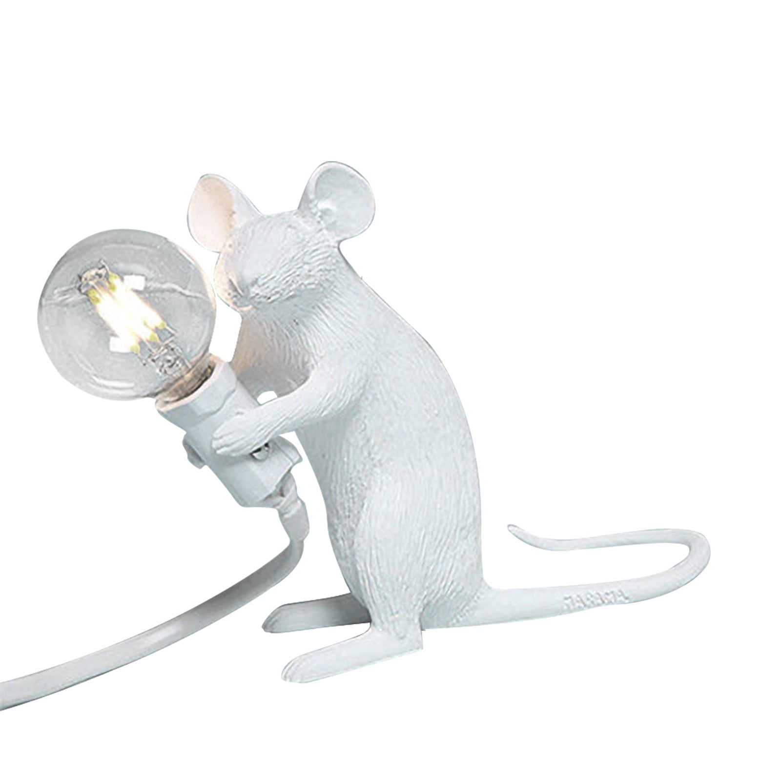 piaybook LED light Resin Mouse Desk Lights Industrial Mini Retro Animal ...
