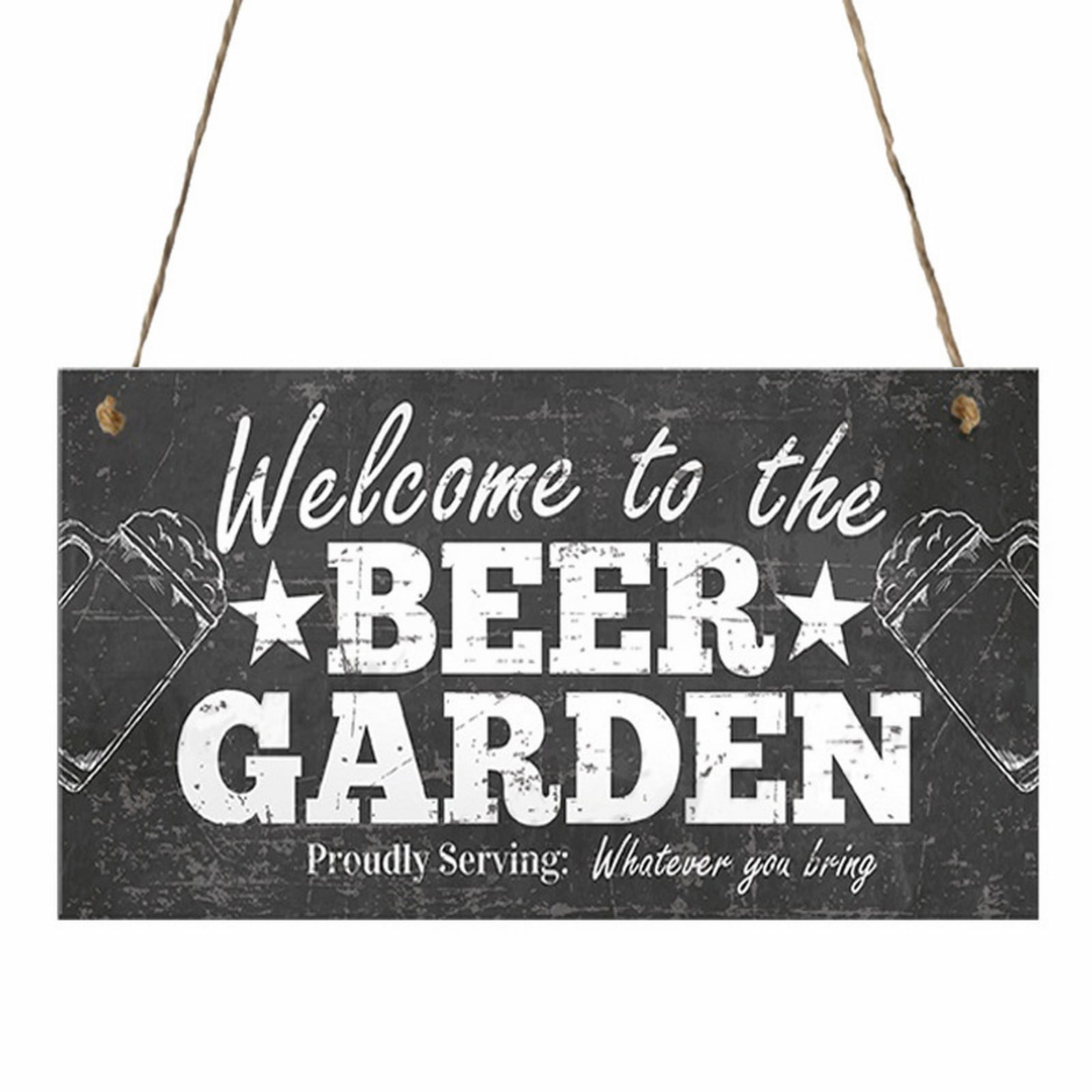 piaybook Ornaments Bar Sign Hanging Wall Art Decorative Funny ...