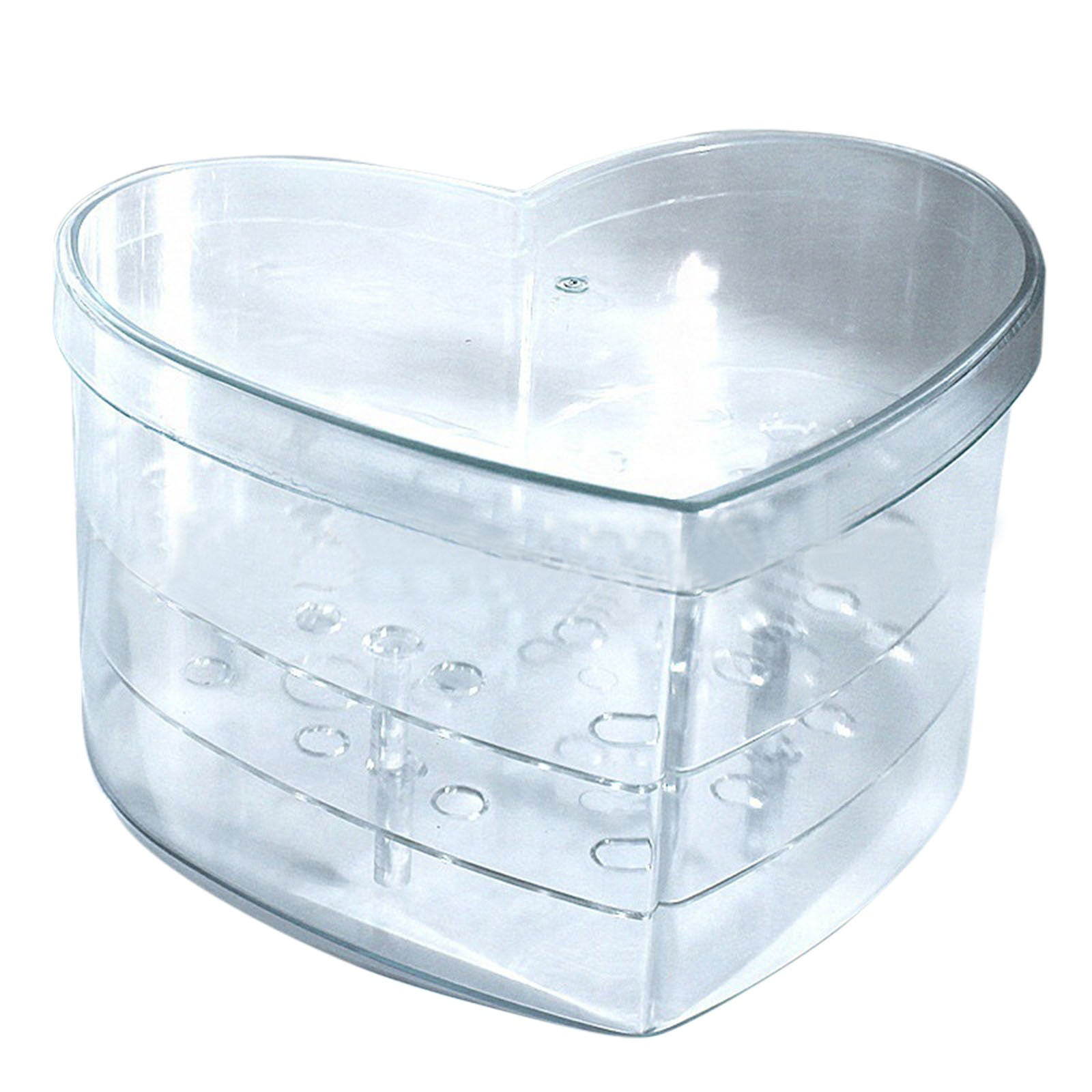 piaybook Plant Pot Heart Shaped Flower Gift Box Transparent Plastic ...