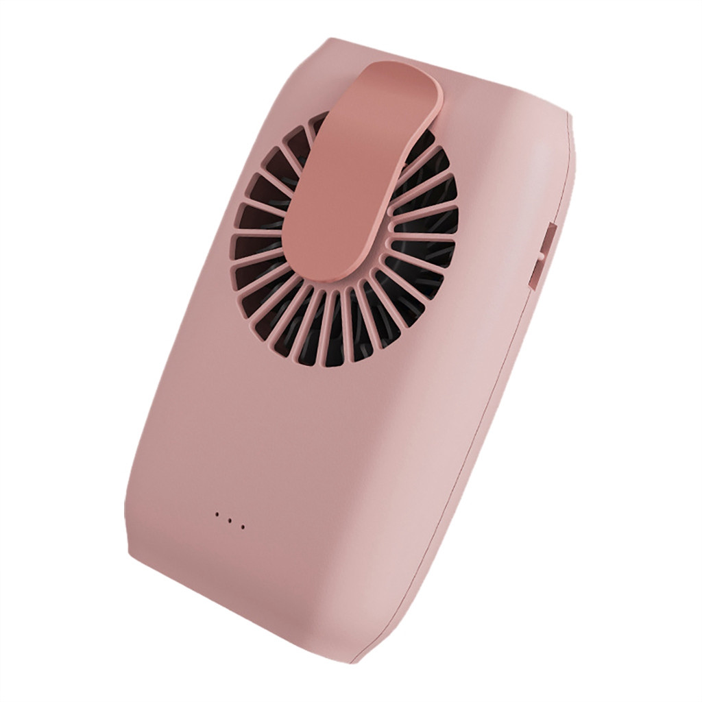 piaybook Portable Fan Waist Fan Hanging USB Charger Mini Neck Fan ...
