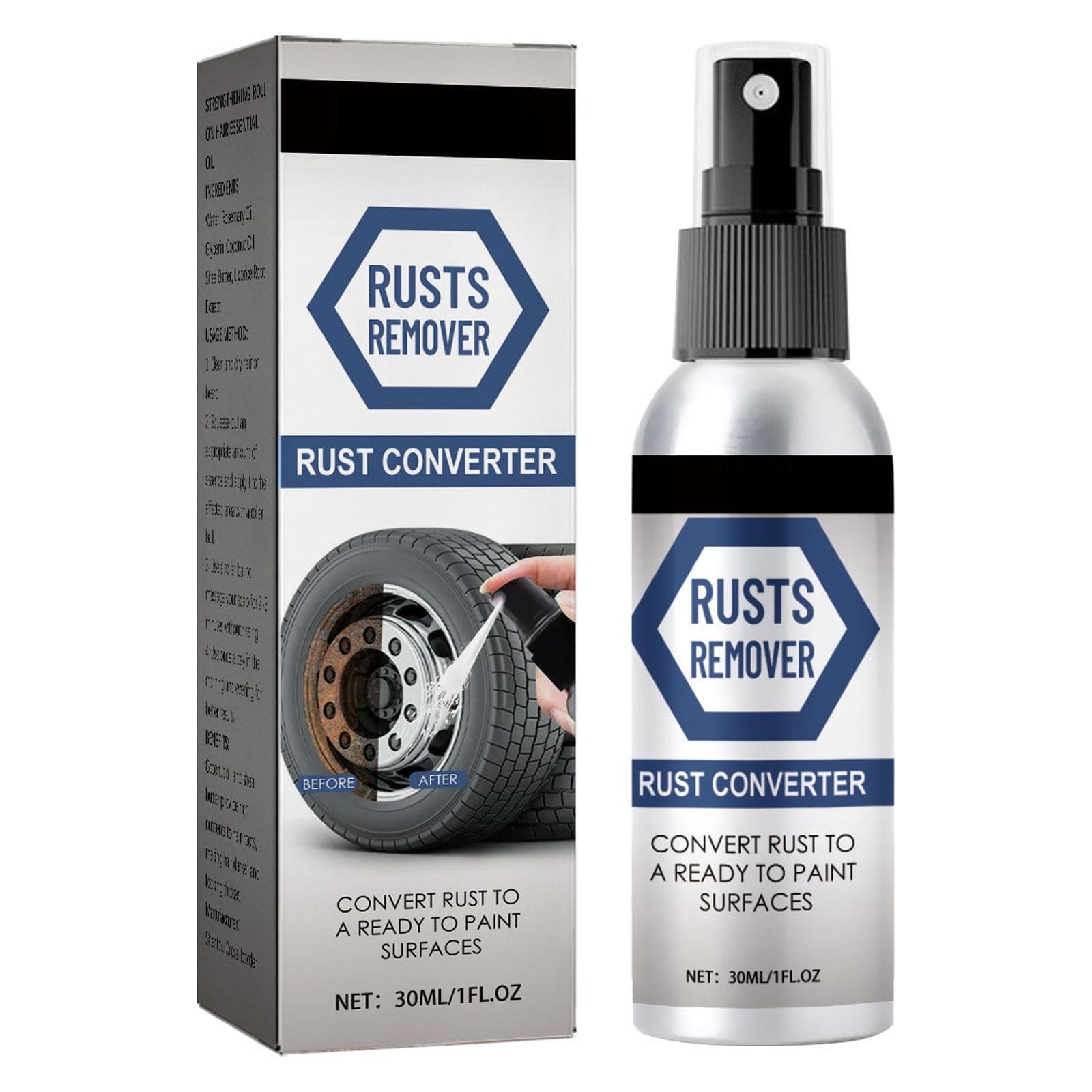 piaybook Rust Remover Anti Conversion Agent Spray Automobile Hub Tire ...
