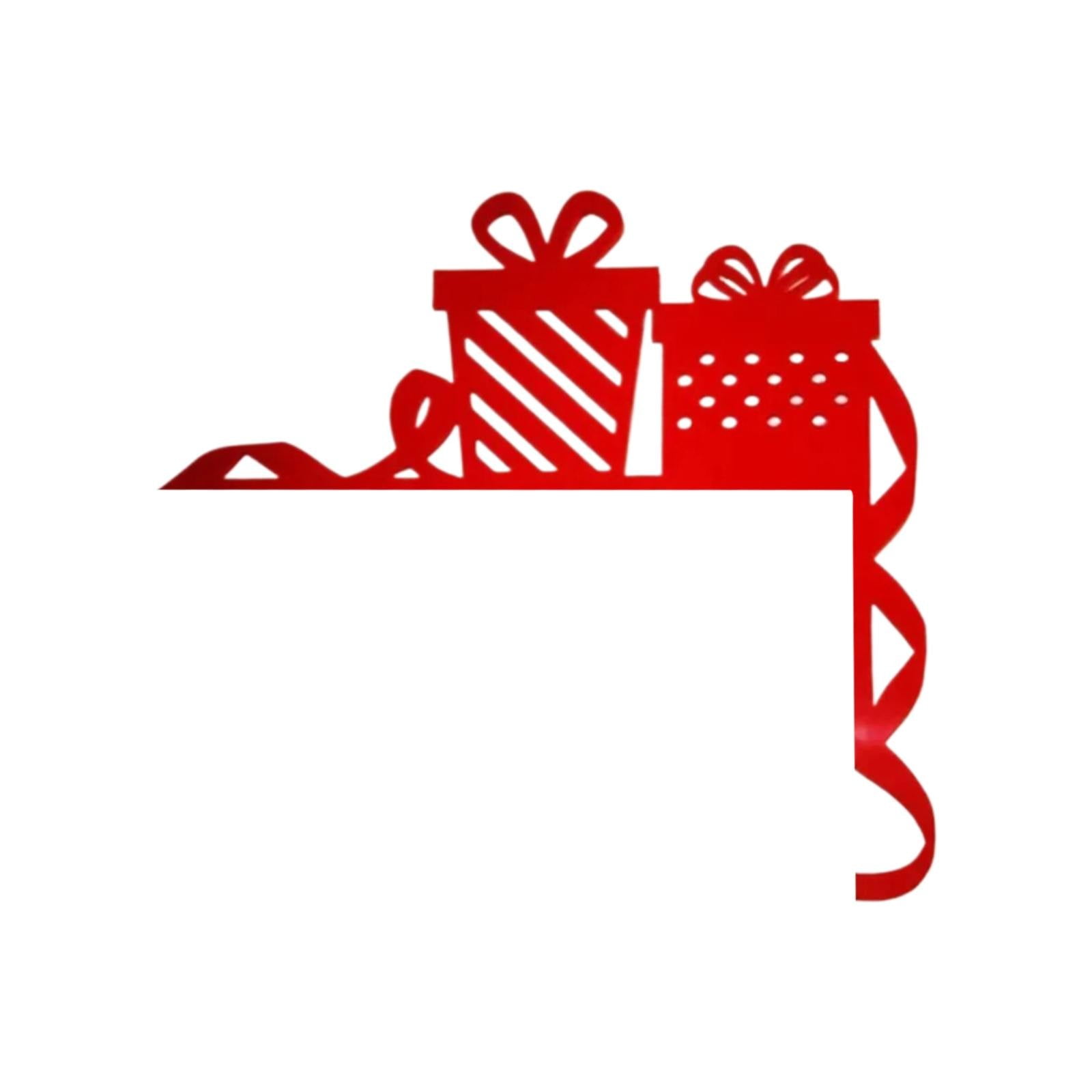 piaybook Sign for Front Door Christmas Wooden Corner Door Frame ...