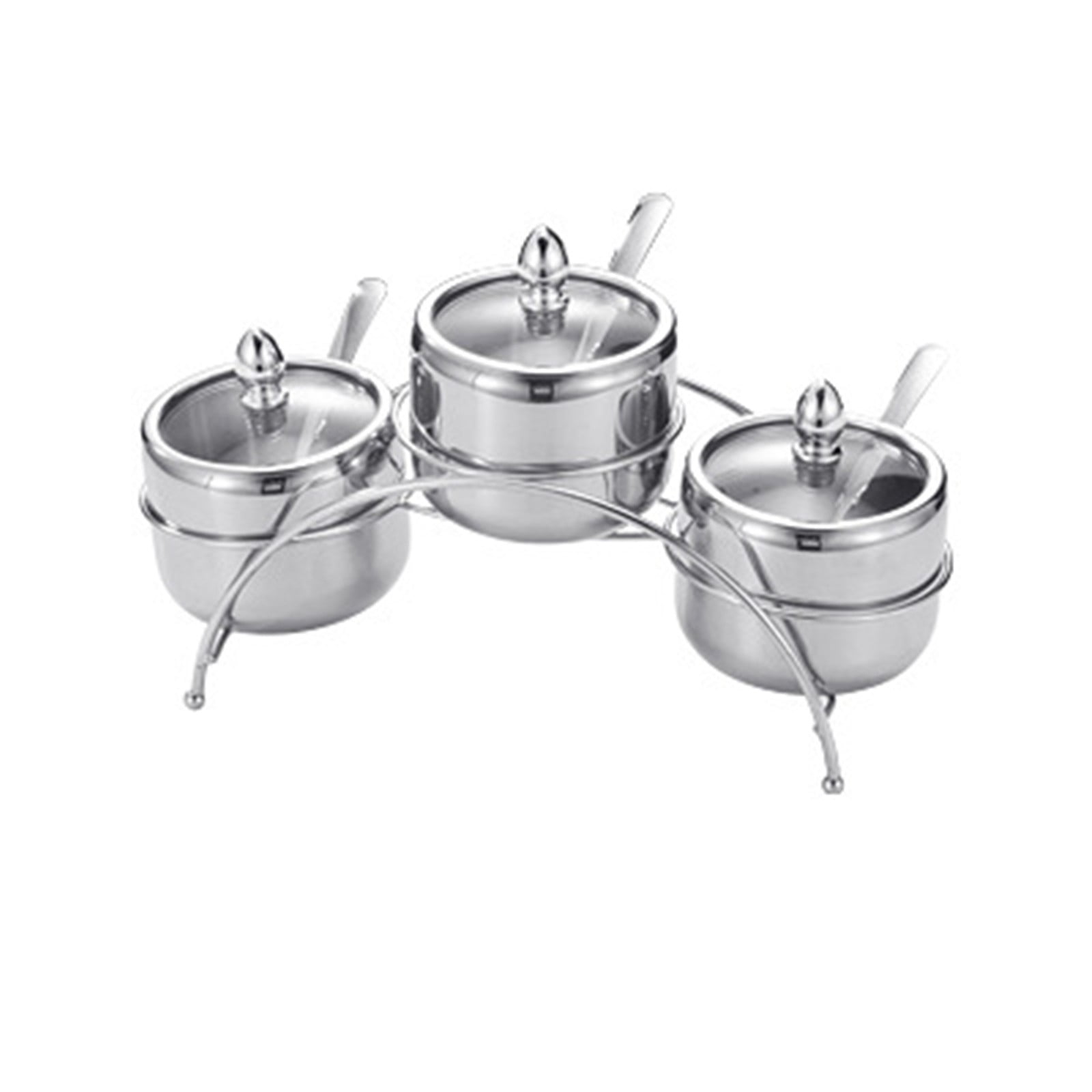 piaybook Tableware 304 Stainless Steel Seasoning Pot Suit Kitchen ...